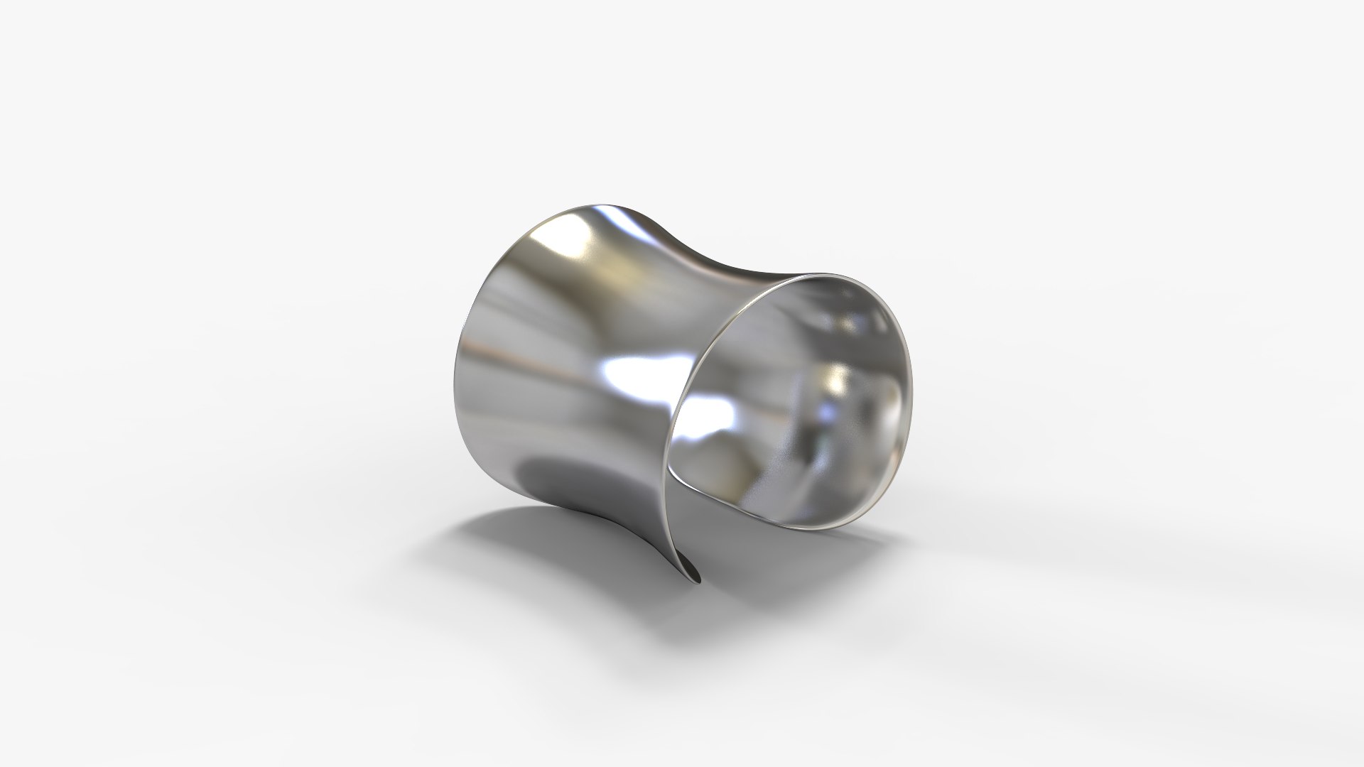 3D Large Silver Ring Model - TurboSquid 2073761