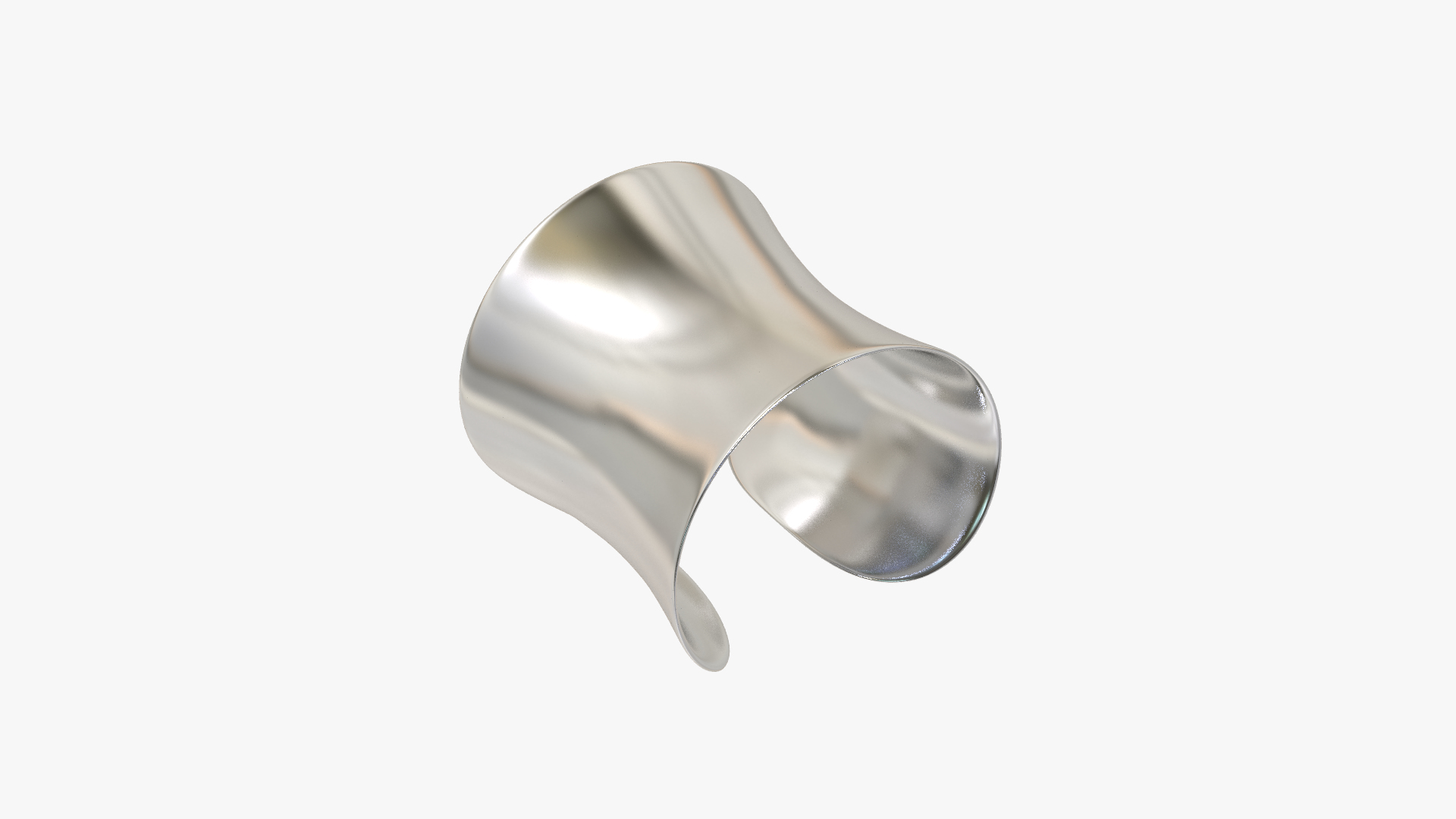 3D Large Silver Ring Model - TurboSquid 2073761