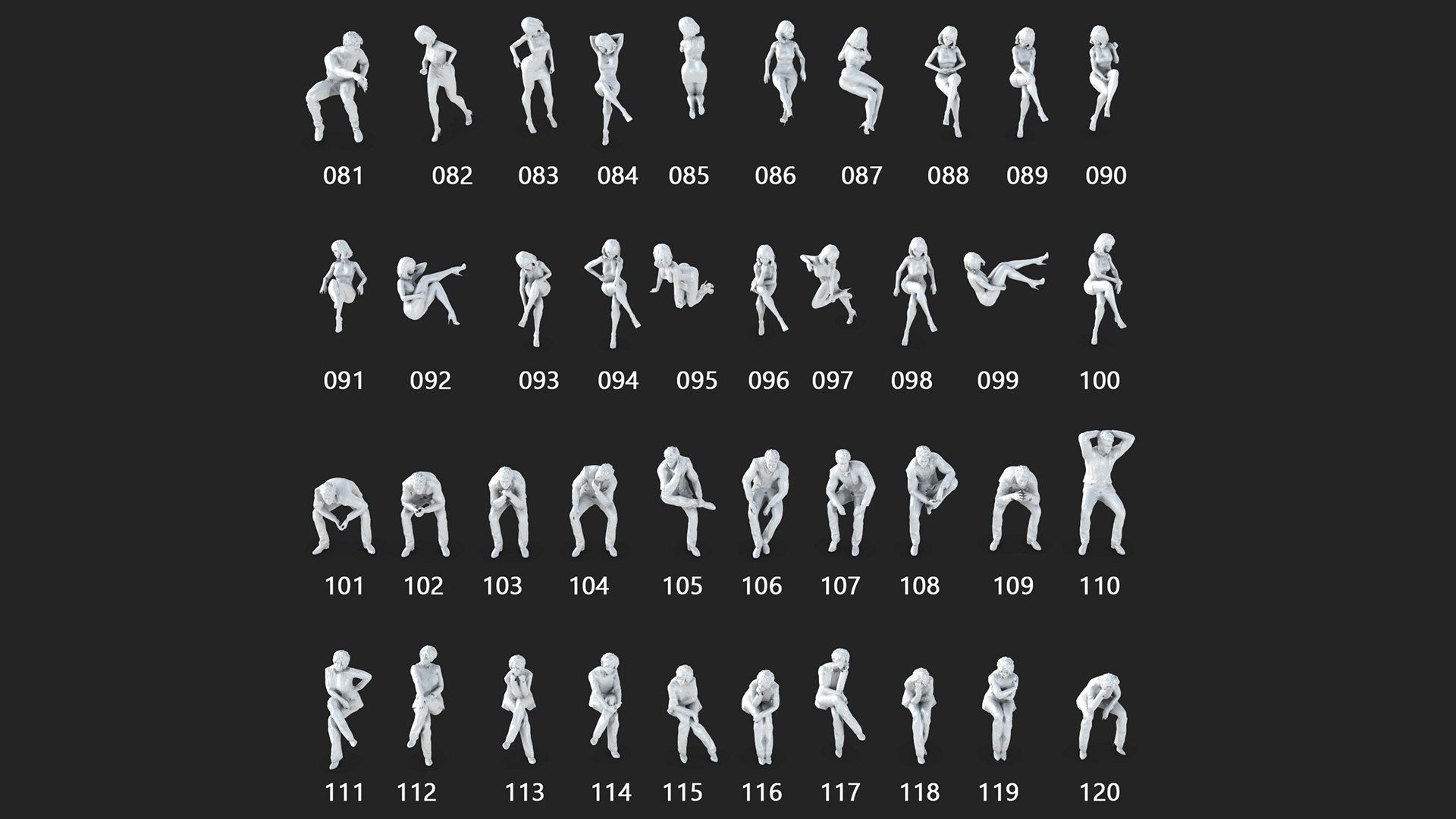 Crowd Set-04 282 3D - TurboSquid 2124370