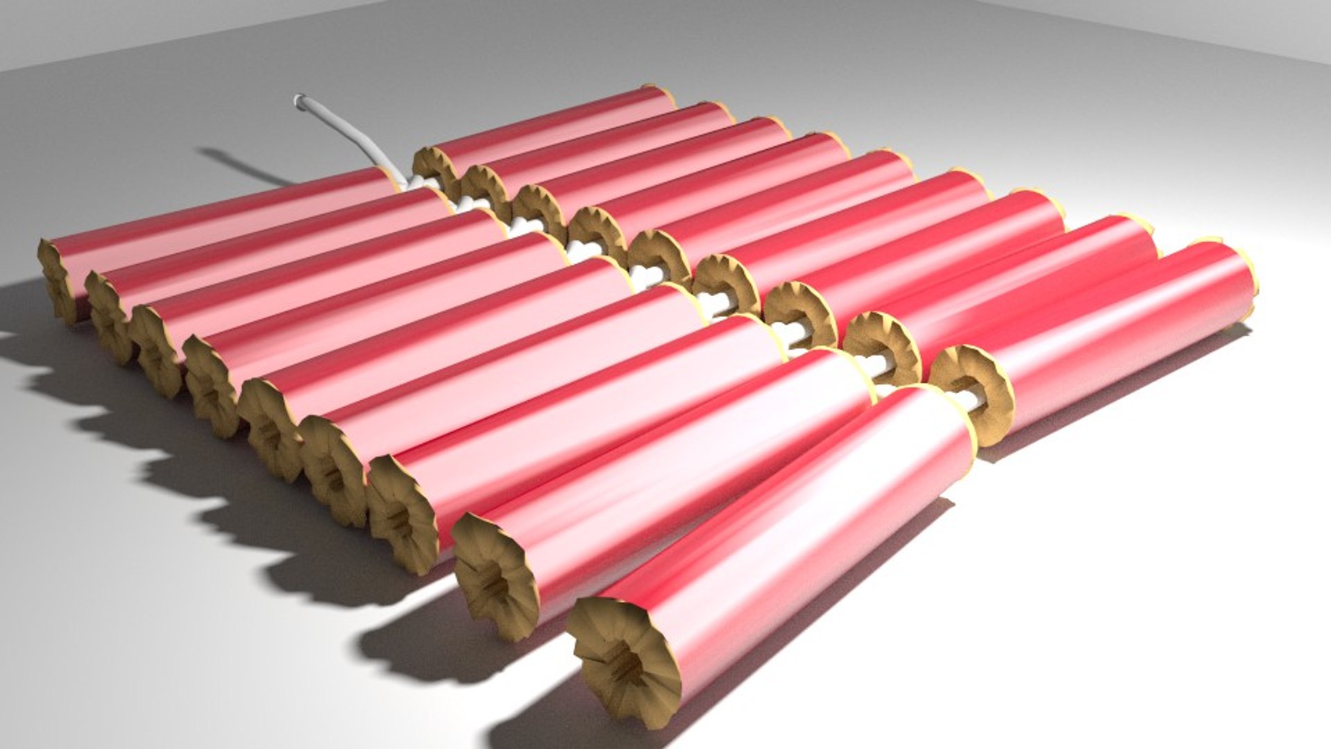 3d Firecrackers Model