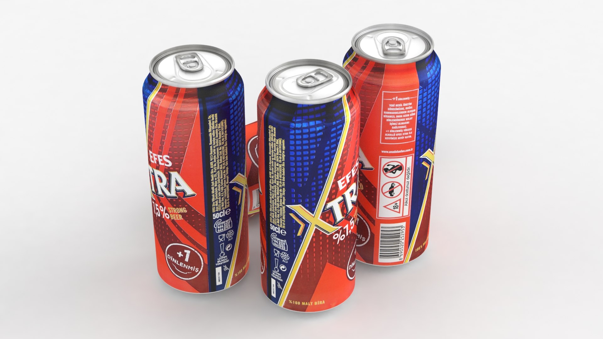 3D Beer Can Efes Xtra Strong Beer 500ml 2022 - TurboSquid 1944562