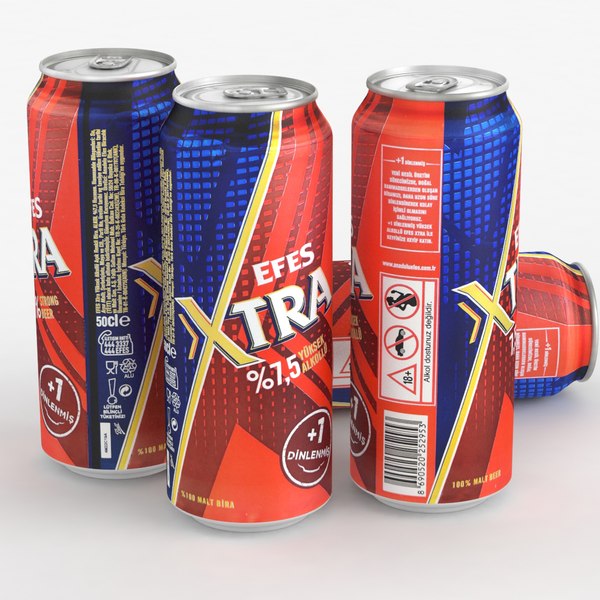 3D Beer Can Efes Xtra Strong Beer 500ml 2022 - TurboSquid 1944562