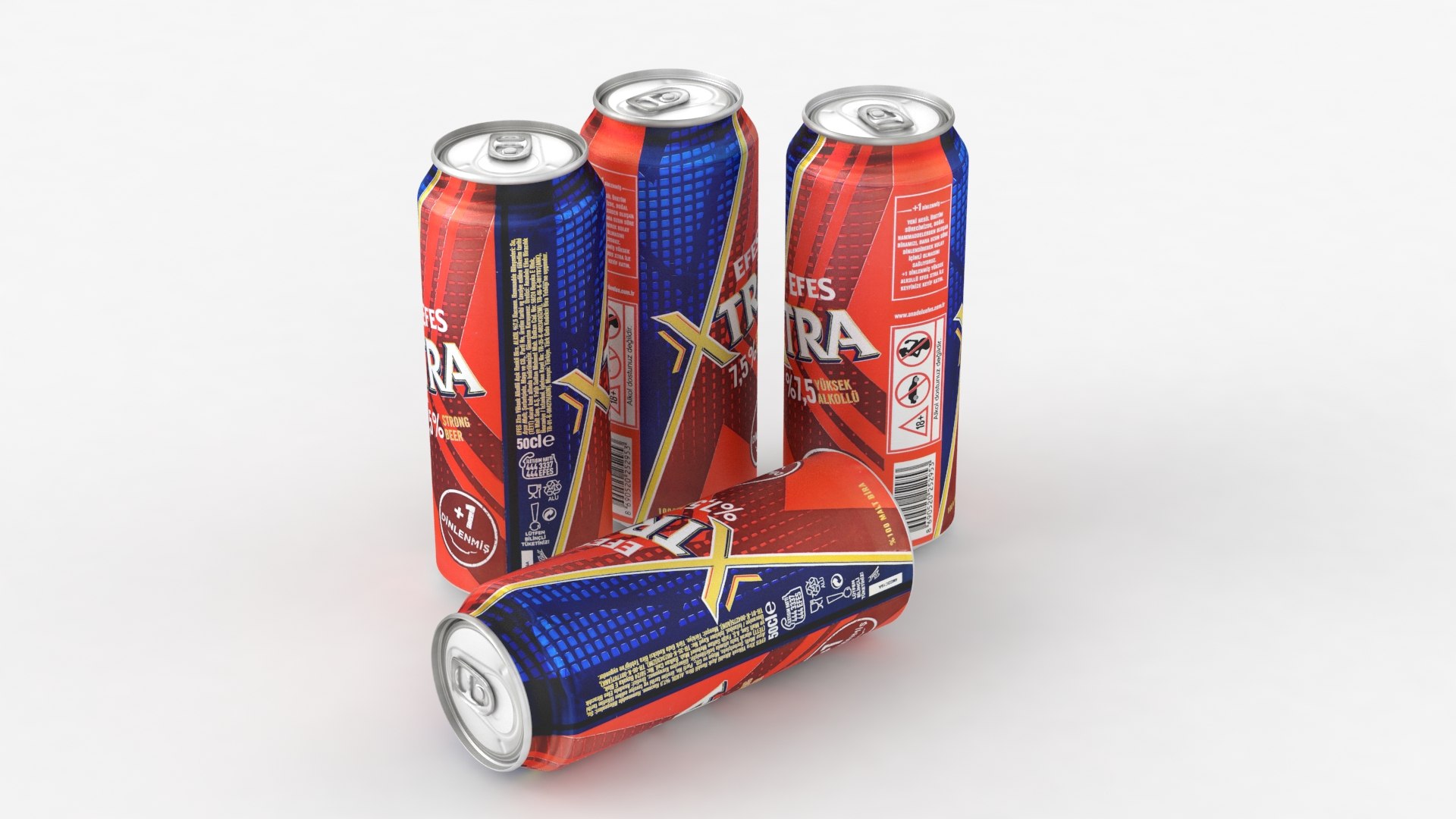 3D Beer Can Efes Xtra Strong Beer 500ml 2022 - TurboSquid 1944562