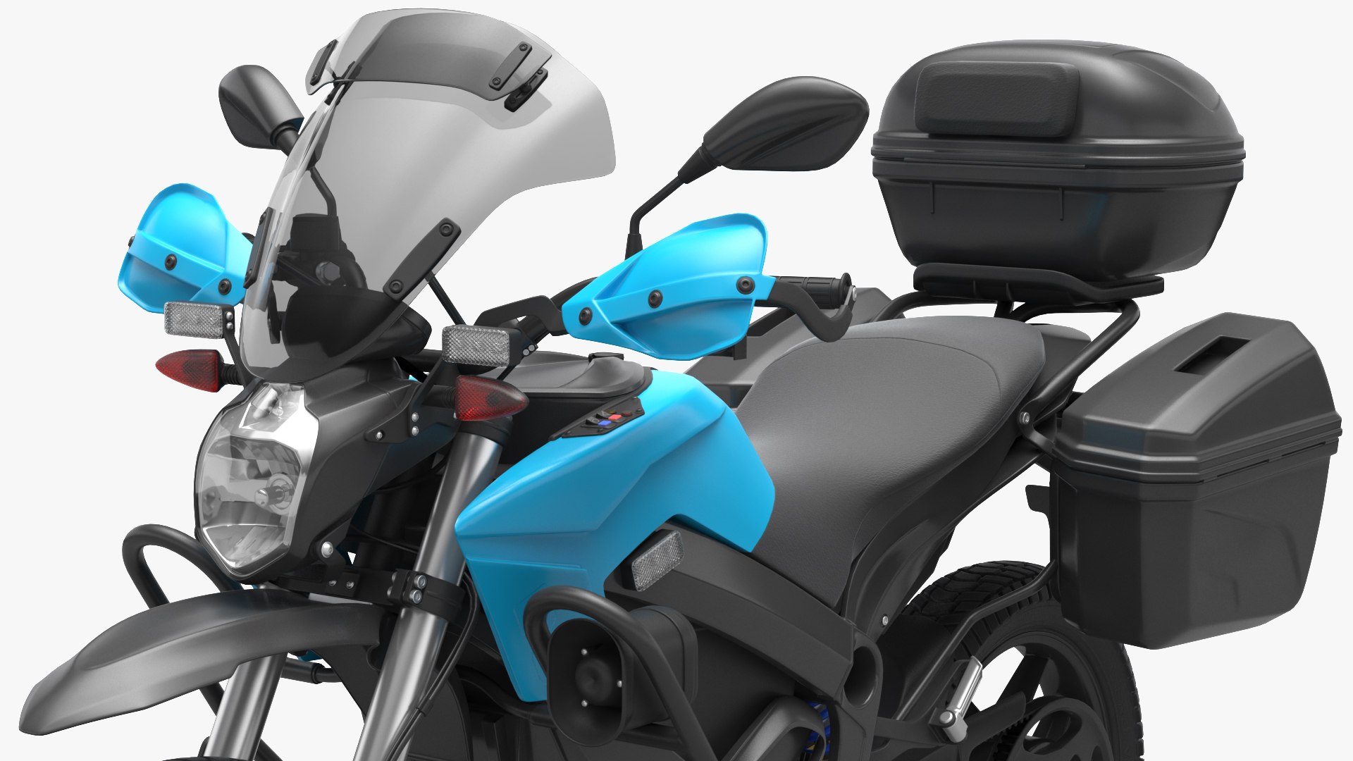 3D electric police motorcycle motor model - TurboSquid 1496360