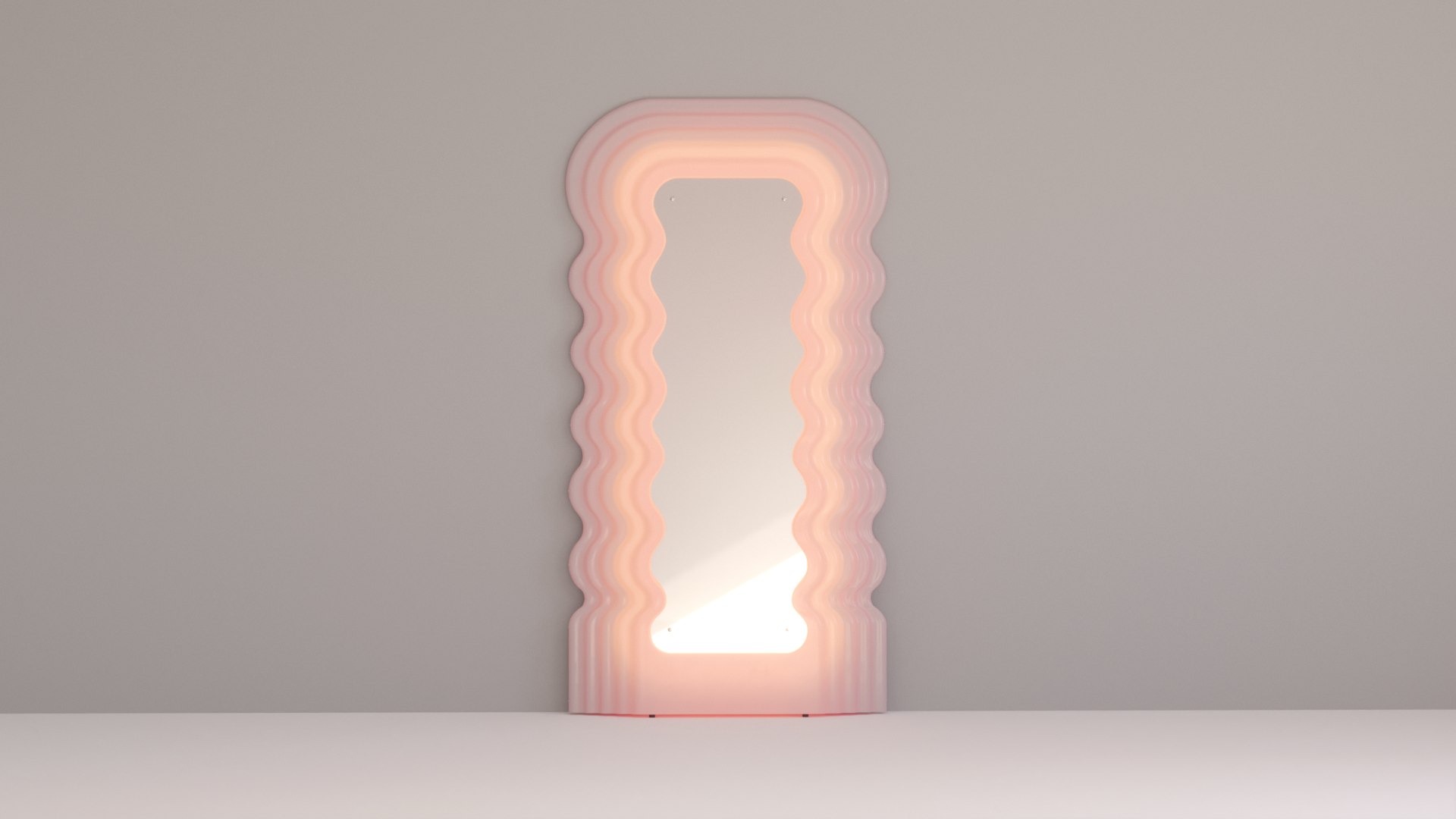 3D Model Pinterest Mirror Memphis Ultrafragola Cloud Wave - TurboSquid ...