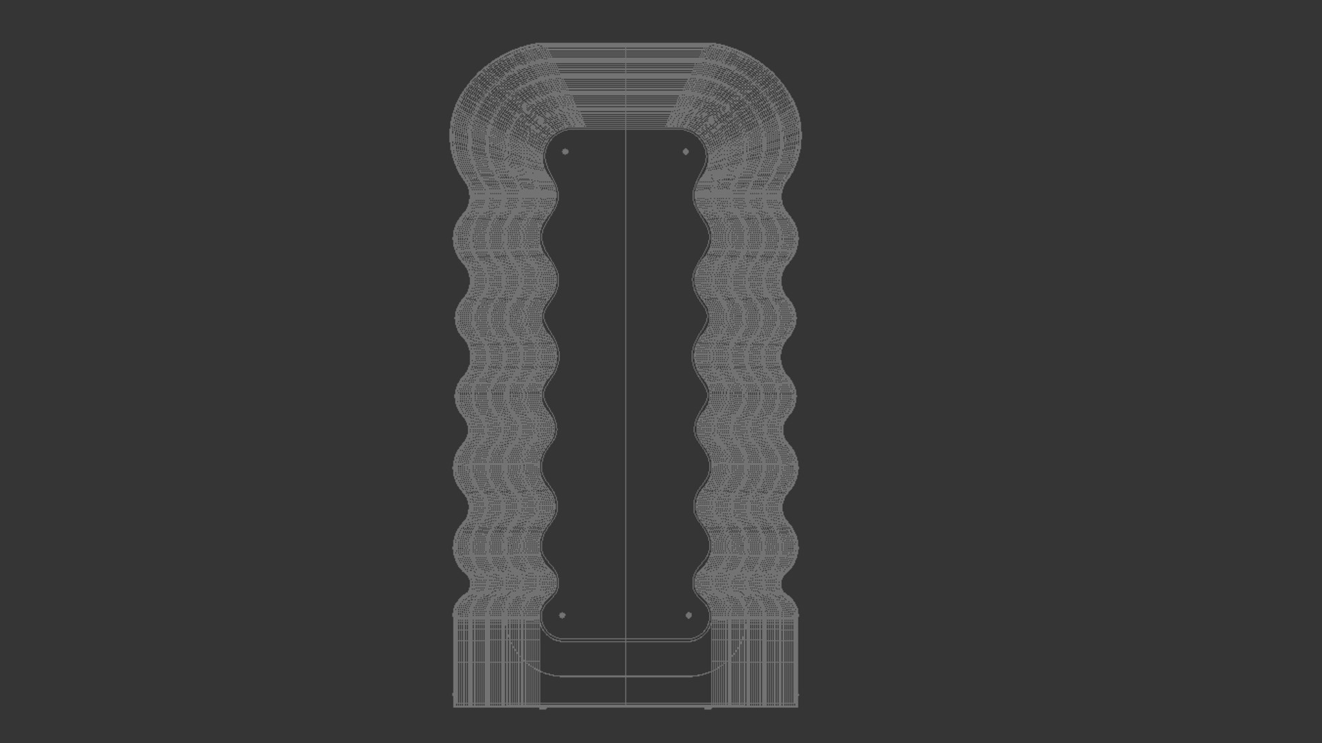 3D Model Pinterest Mirror Memphis Ultrafragola Cloud Wave - TurboSquid ...