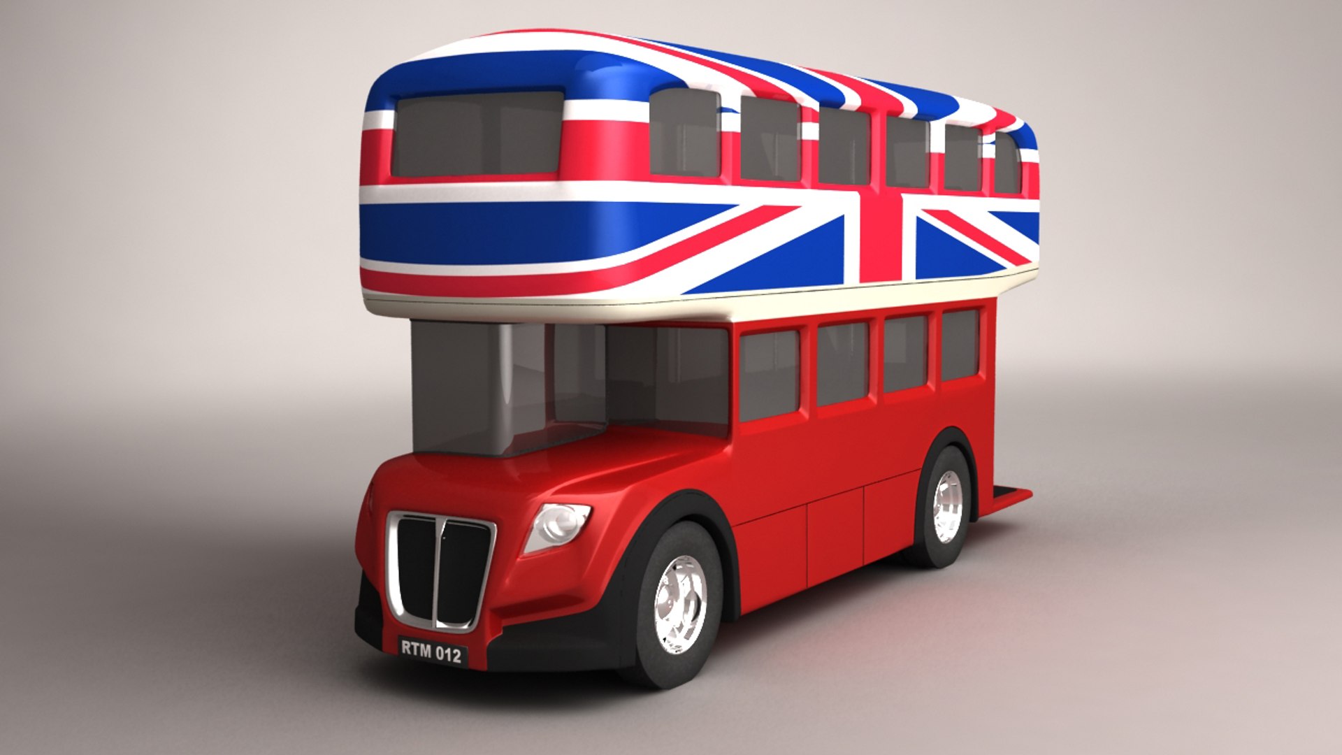 London Bus 3d Model