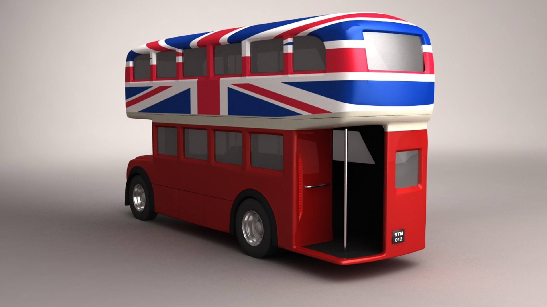 London Bus 3d Model