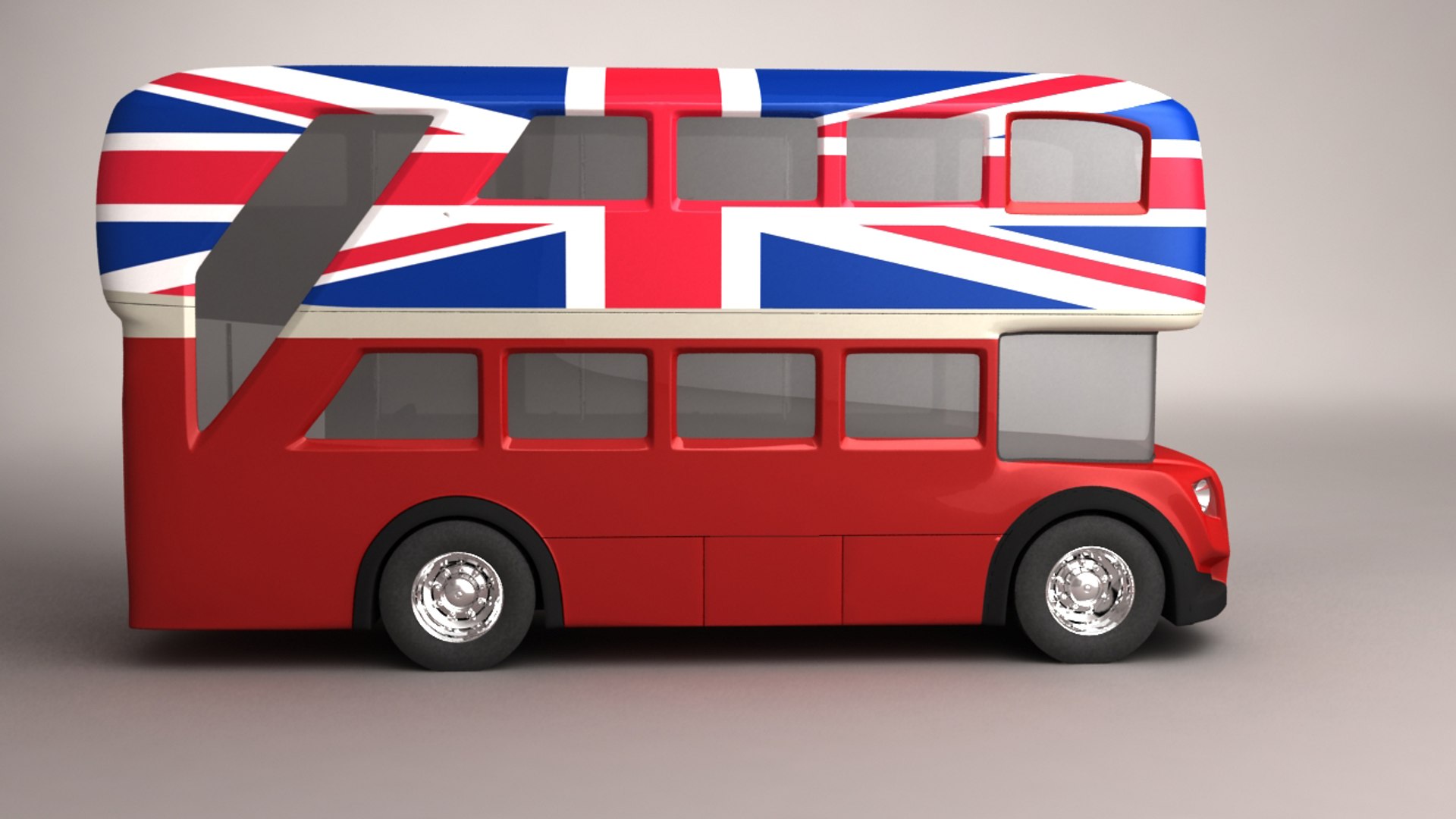 London Bus 3d Model