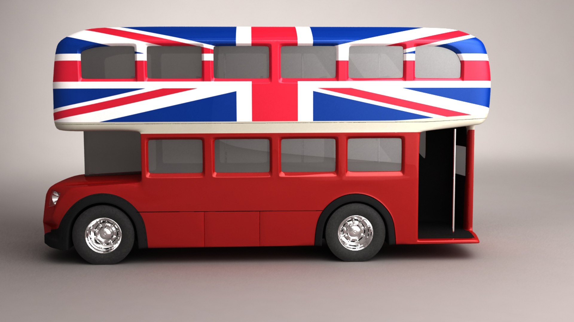 London Bus 3d Model