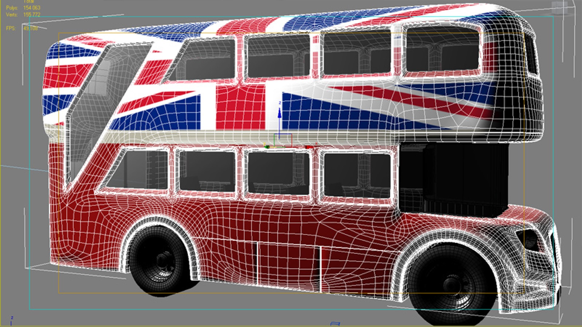 London Bus 3d Model