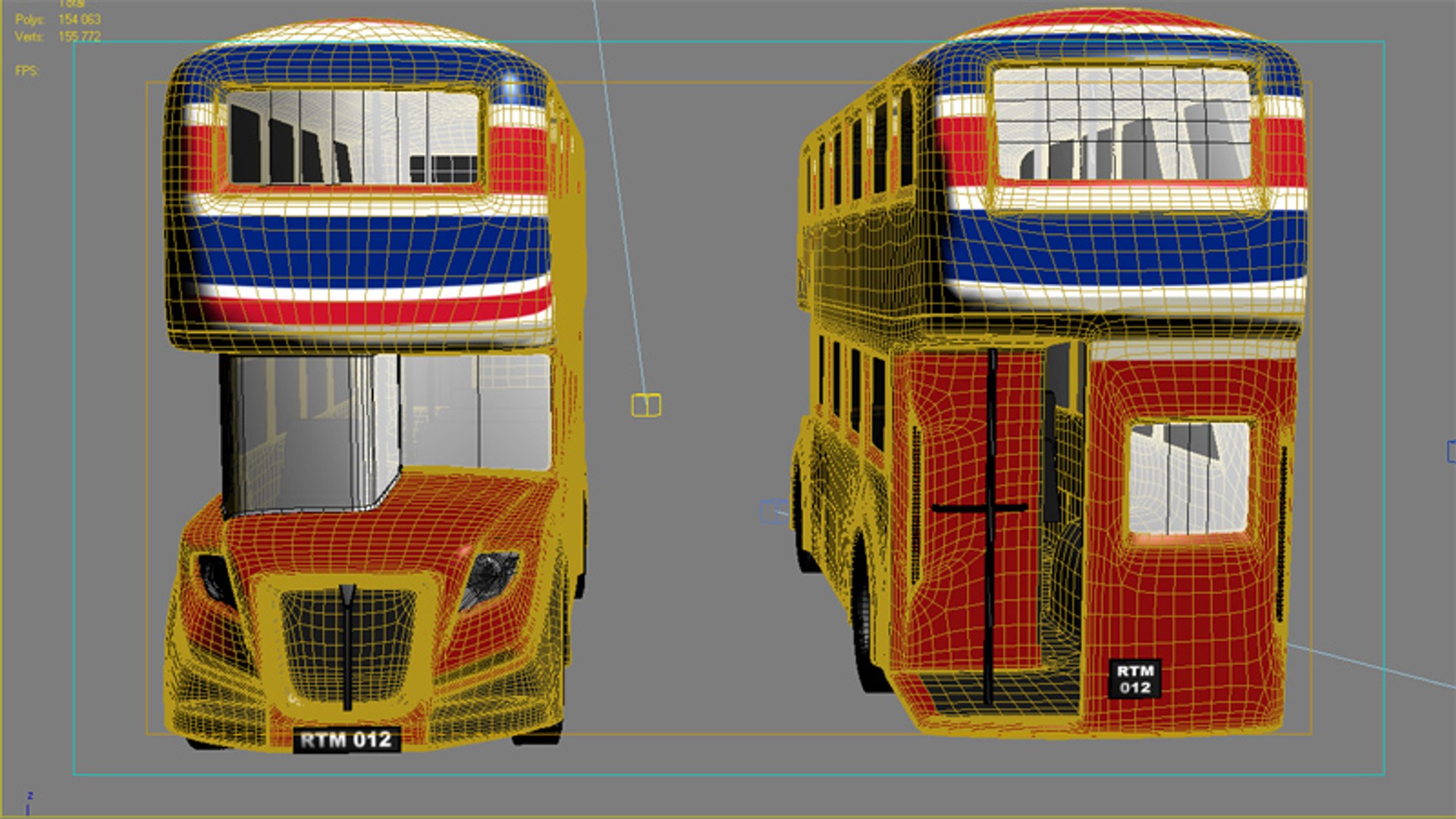 London Bus 3d Model
