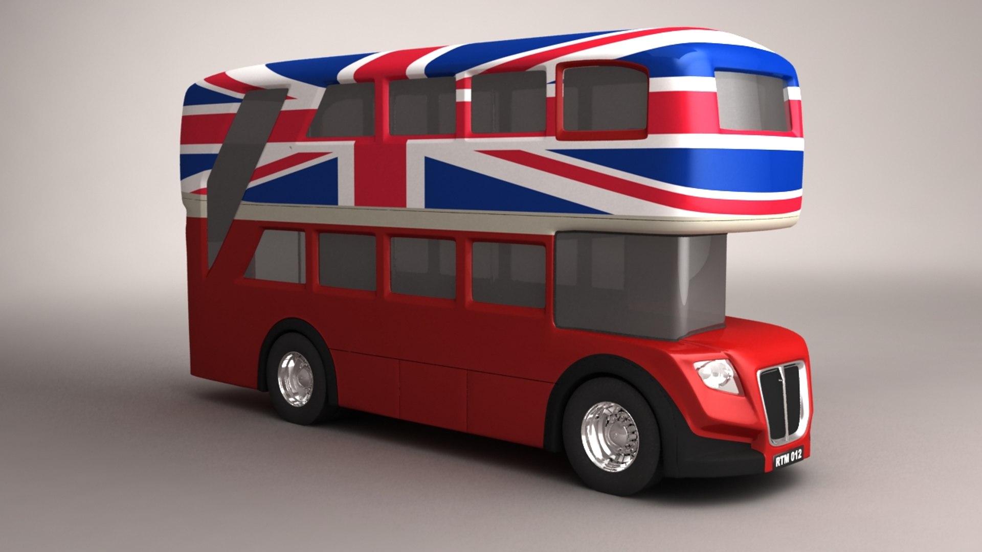 London Bus 3d Model