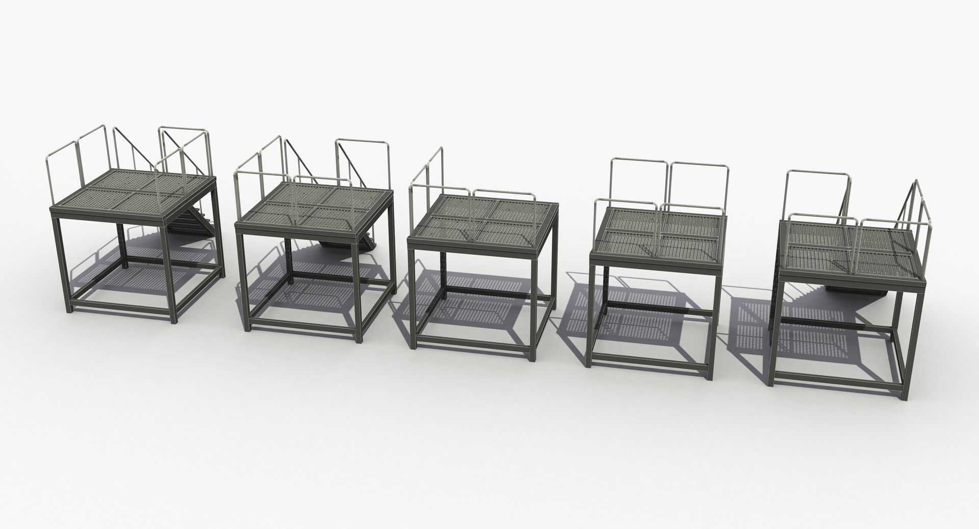 3d Model Modular Catwalk
