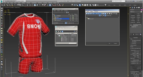 modelo 3d Uniforme de futbol 2 - TurboSquid 1304837