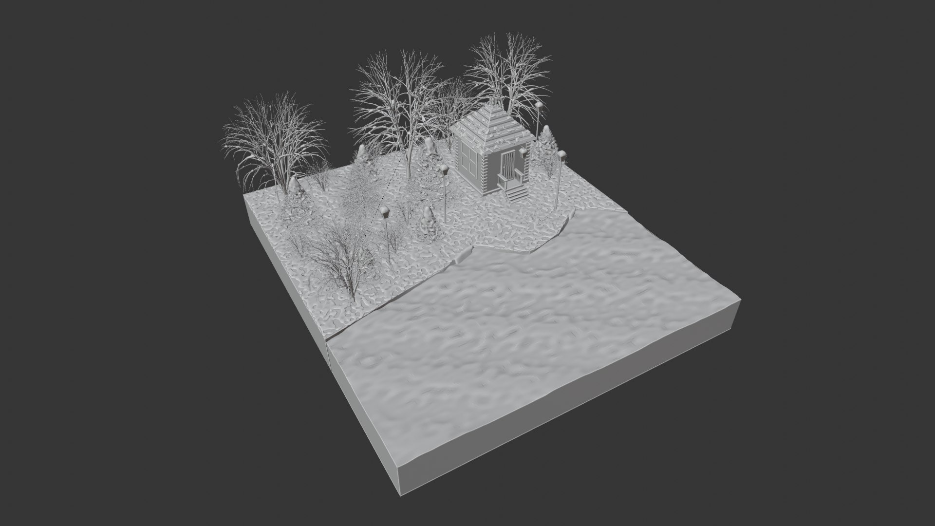 Lake Model - TurboSquid 2337493