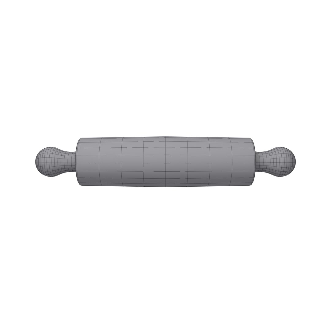 Rolling Pin Cartoon Model - TurboSquid 1564375