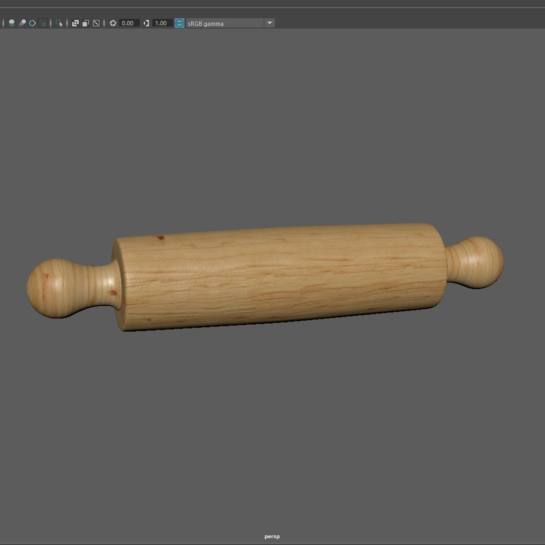 Rolling Pin Cartoon Model - TurboSquid 1564375