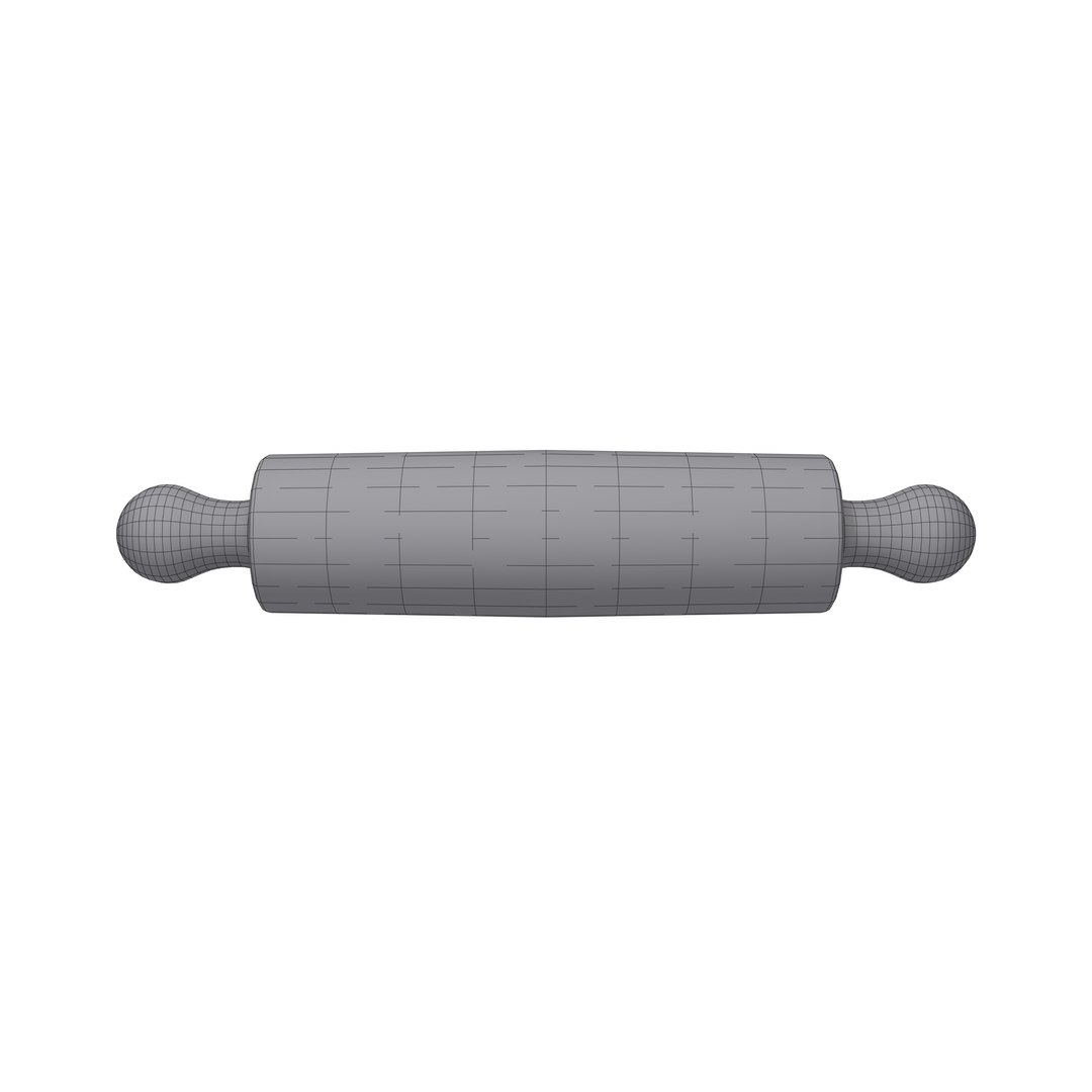 Rolling Pin Cartoon Model - TurboSquid 1564375