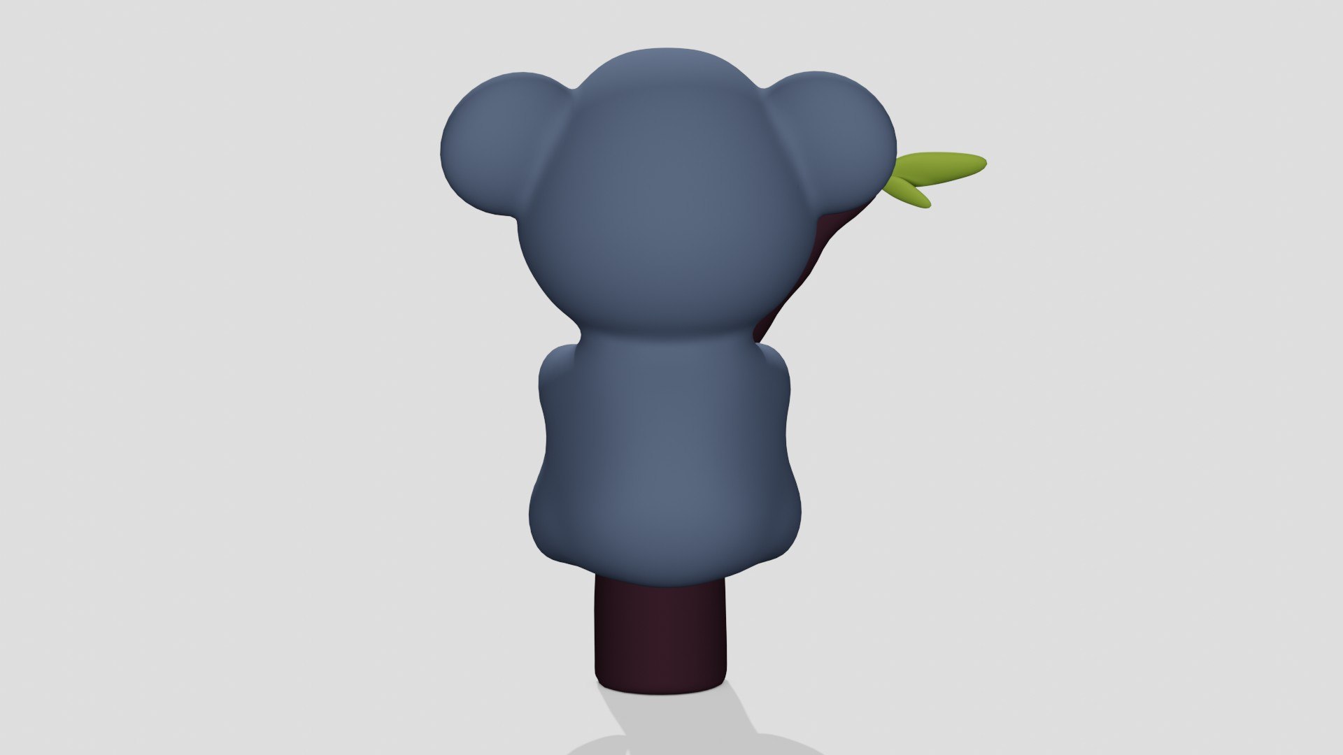 3D Cute Koala On A Tree Model - TurboSquid 2089567