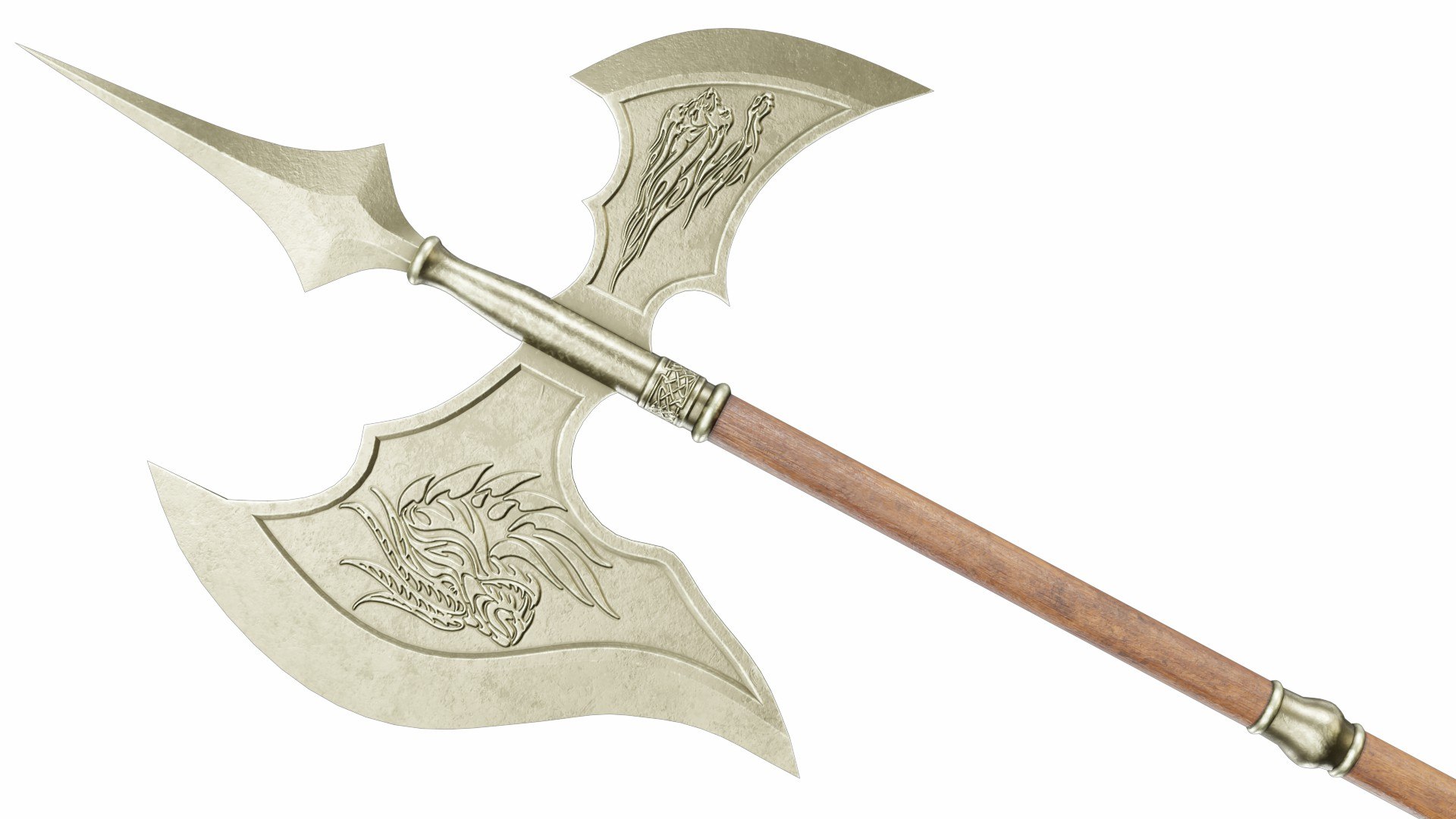 3D Halberd 06 Model - TurboSquid 2090189