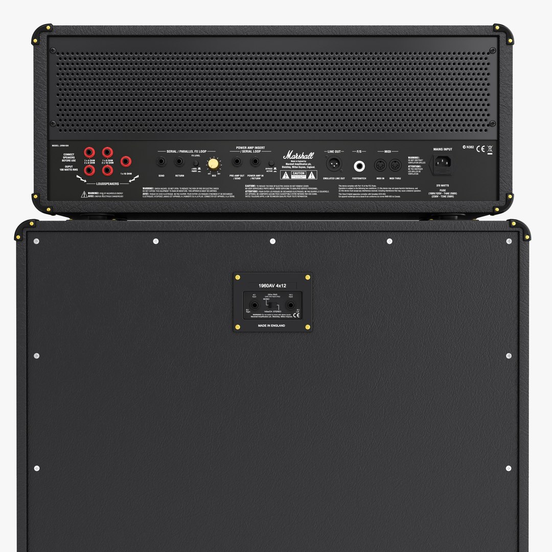 Professional Marshall Jvm-410h Jvm-410c 3d Max