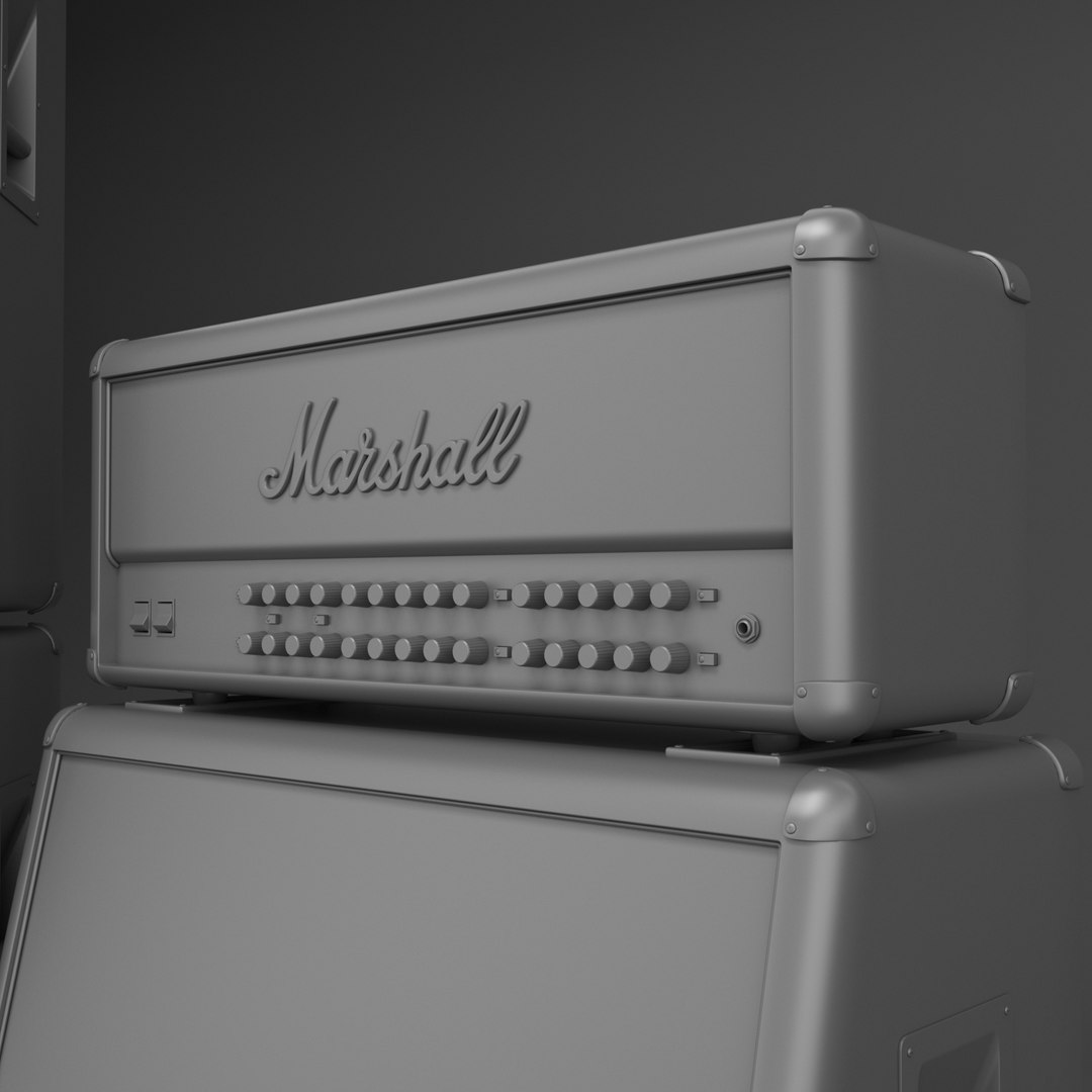 Professional Marshall Jvm-410h Jvm-410c 3d Max