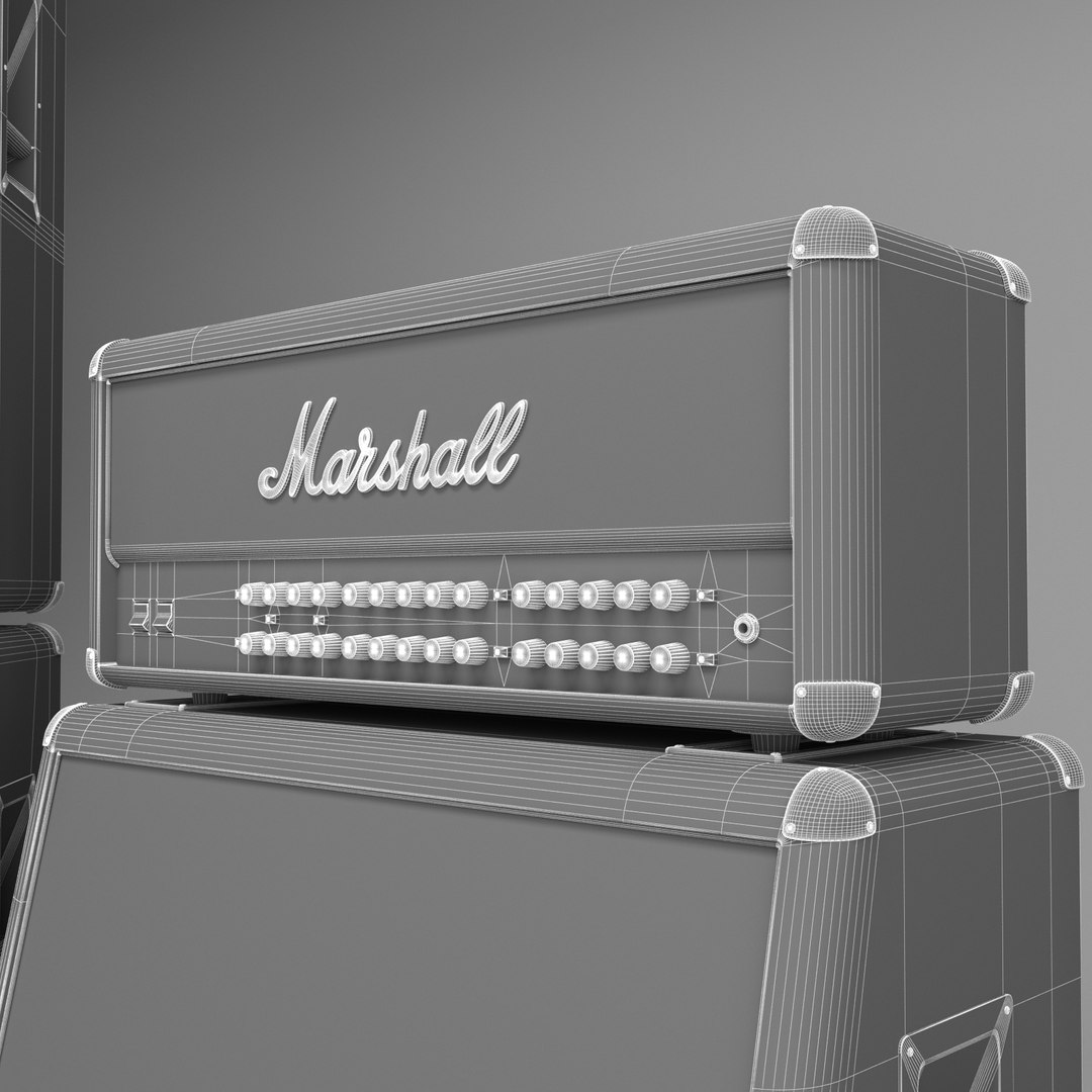 Professional Marshall Jvm-410h Jvm-410c 3d Max