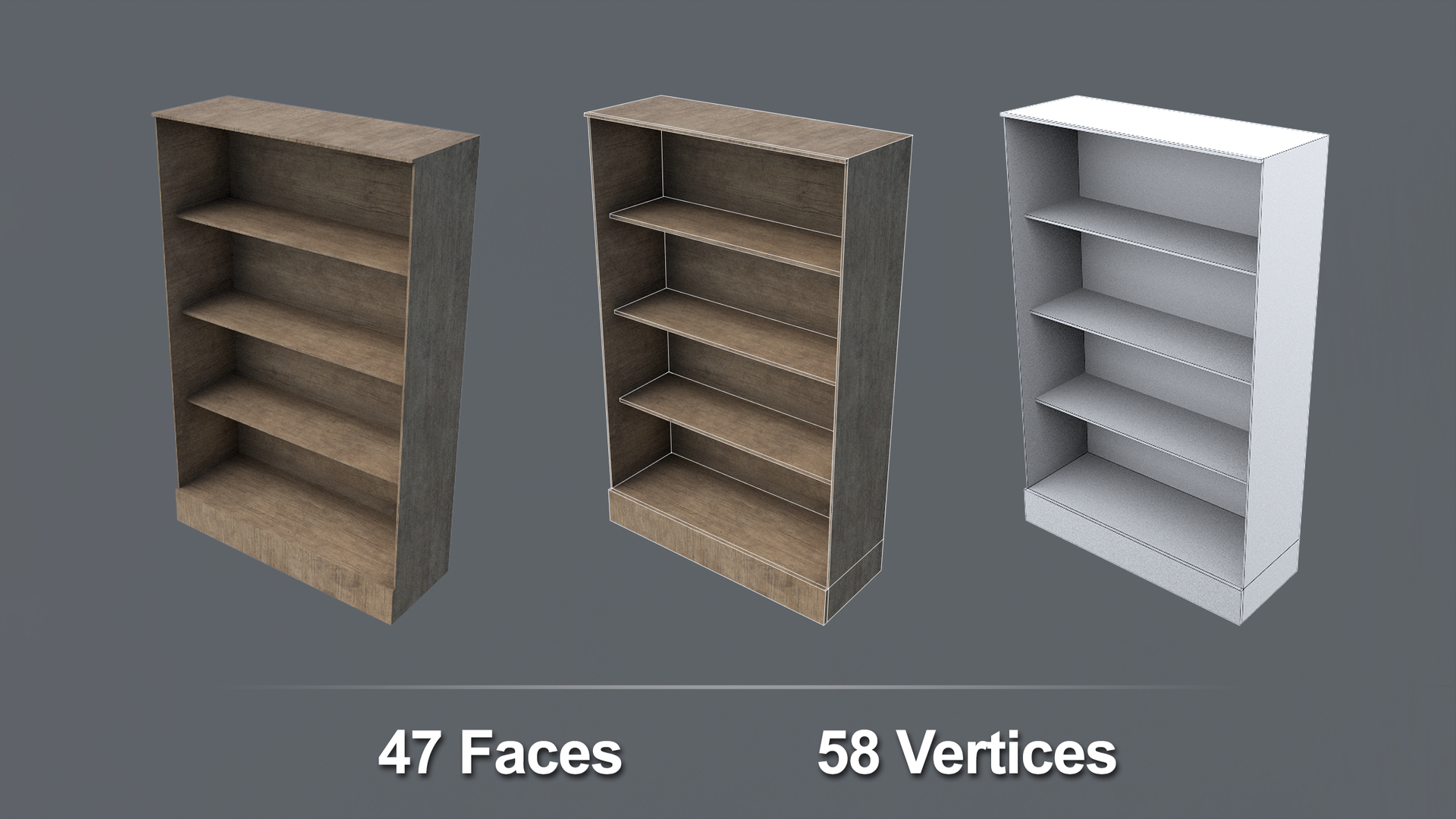 Set books bookshelf model - TurboSquid 1338331