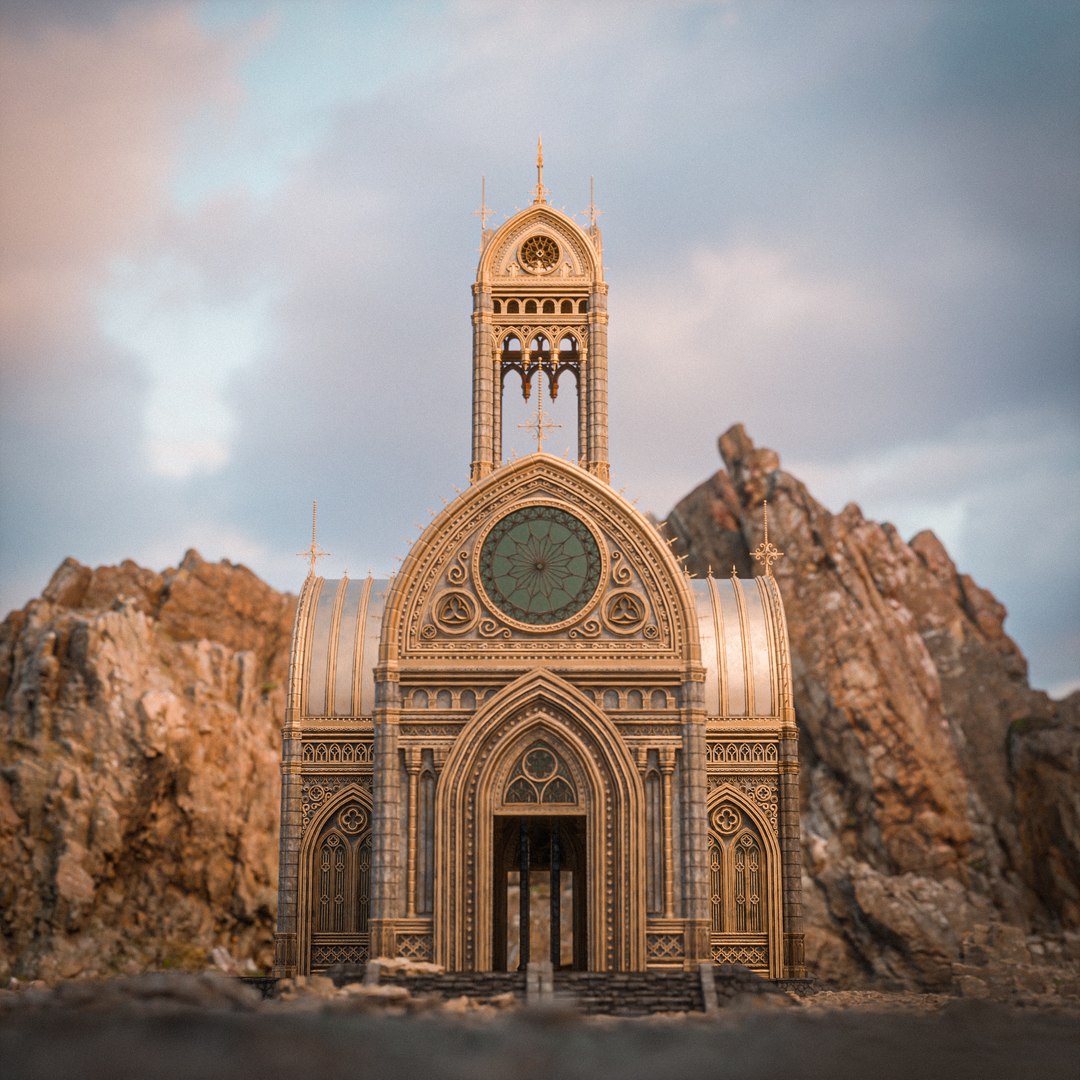 GOTHIC MODULAR BUILDING 3 Model - TurboSquid 2315009