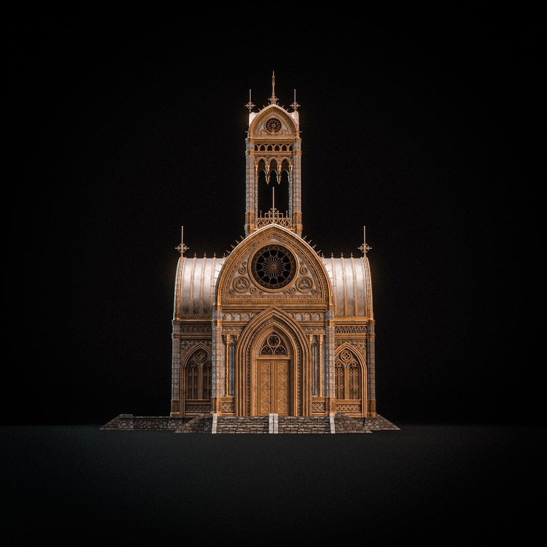 GOTHIC MODULAR BUILDING 3 Model - TurboSquid 2315009