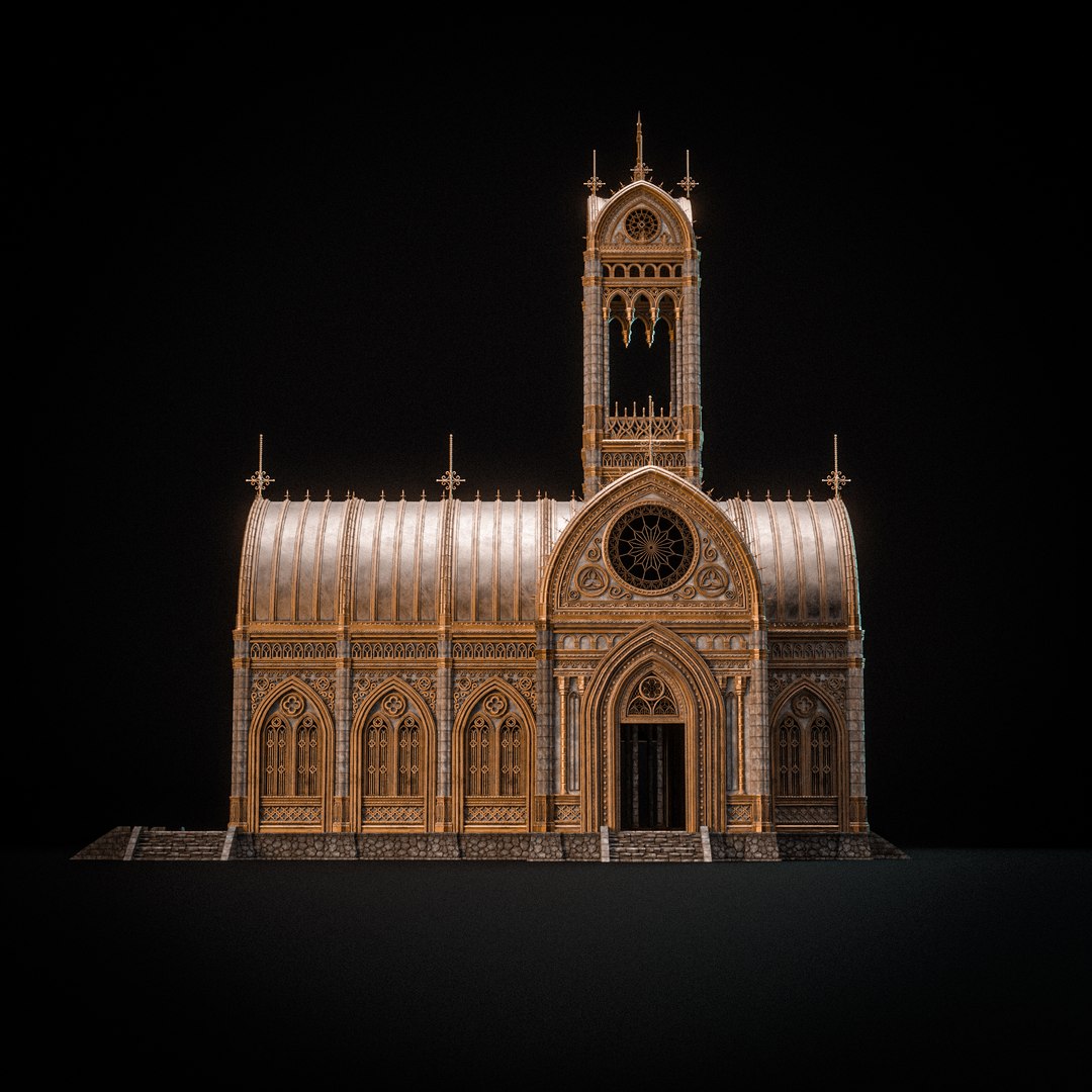 GOTHIC MODULAR BUILDING 3 Model - TurboSquid 2315009