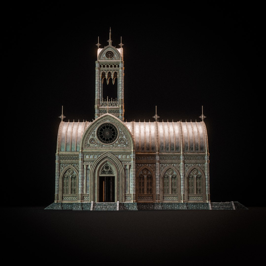 GOTHIC MODULAR BUILDING 3 Model - TurboSquid 2315009