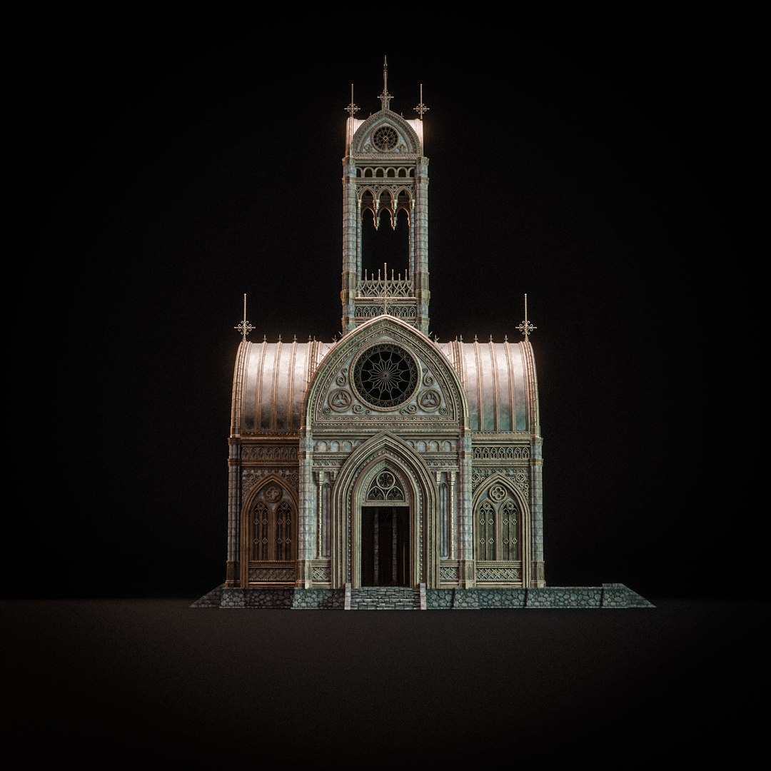 GOTHIC MODULAR BUILDING 3 Model - TurboSquid 2315009