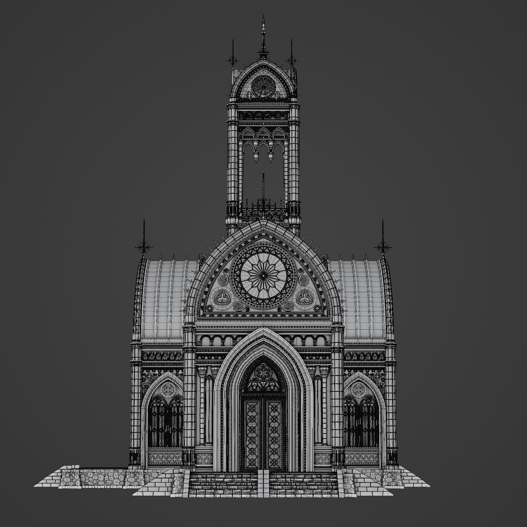 GOTHIC MODULAR BUILDING 3 Model - TurboSquid 2315009