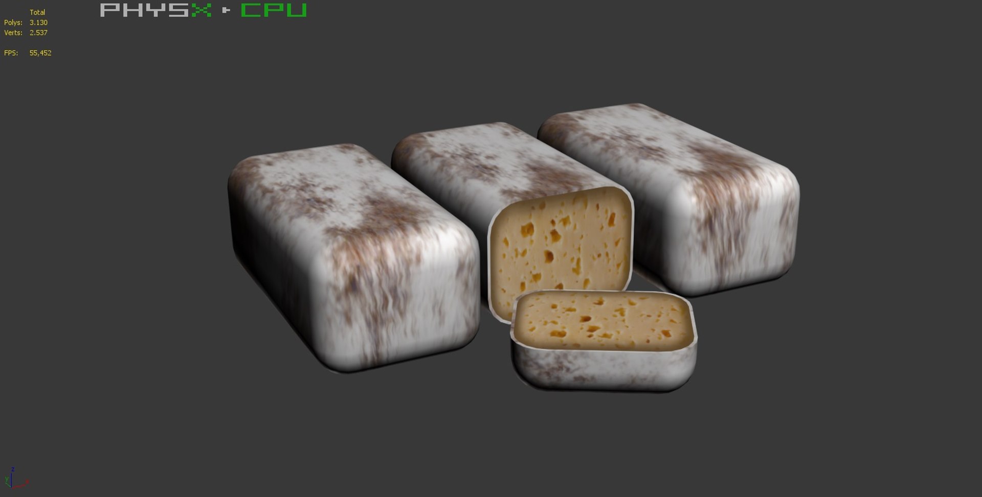 3d Model Of Cheese