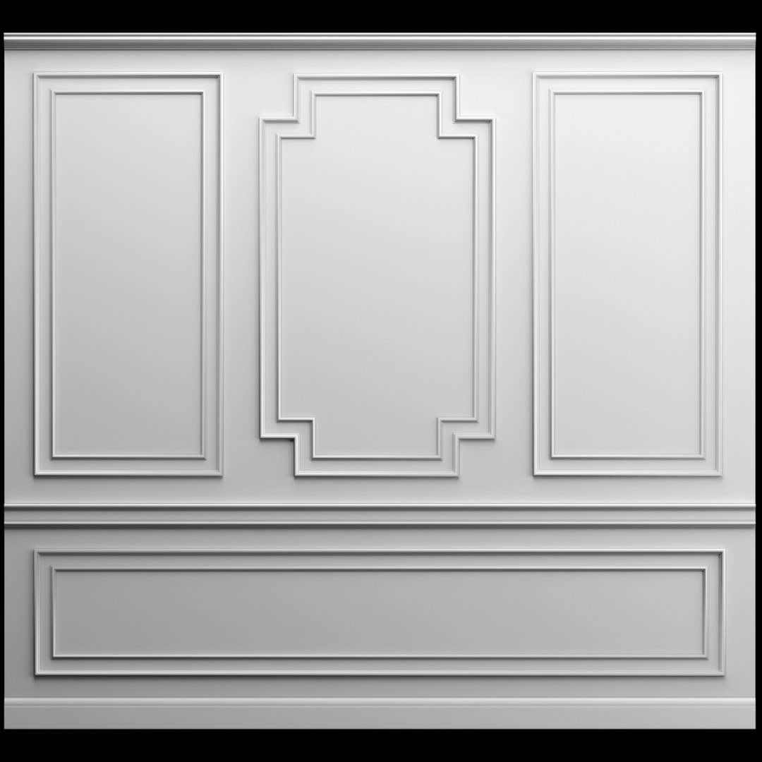 Molding Wall Model - TurboSquid 1660859