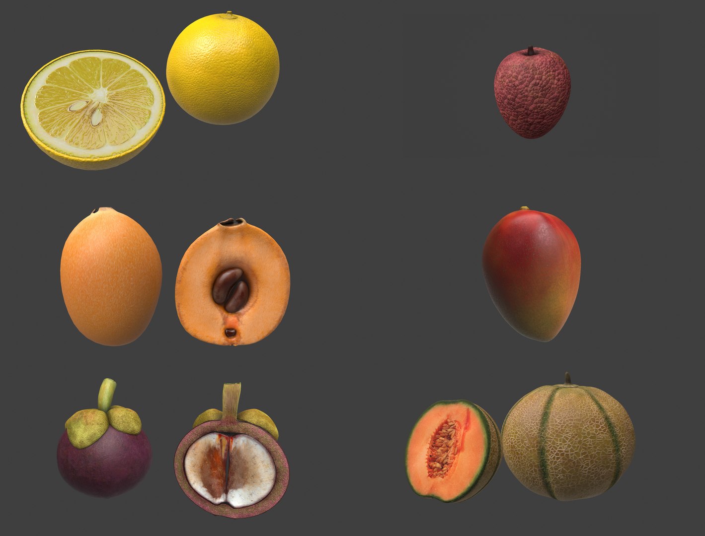 Fruit Pack Part 3 3D model - TurboSquid 2019925