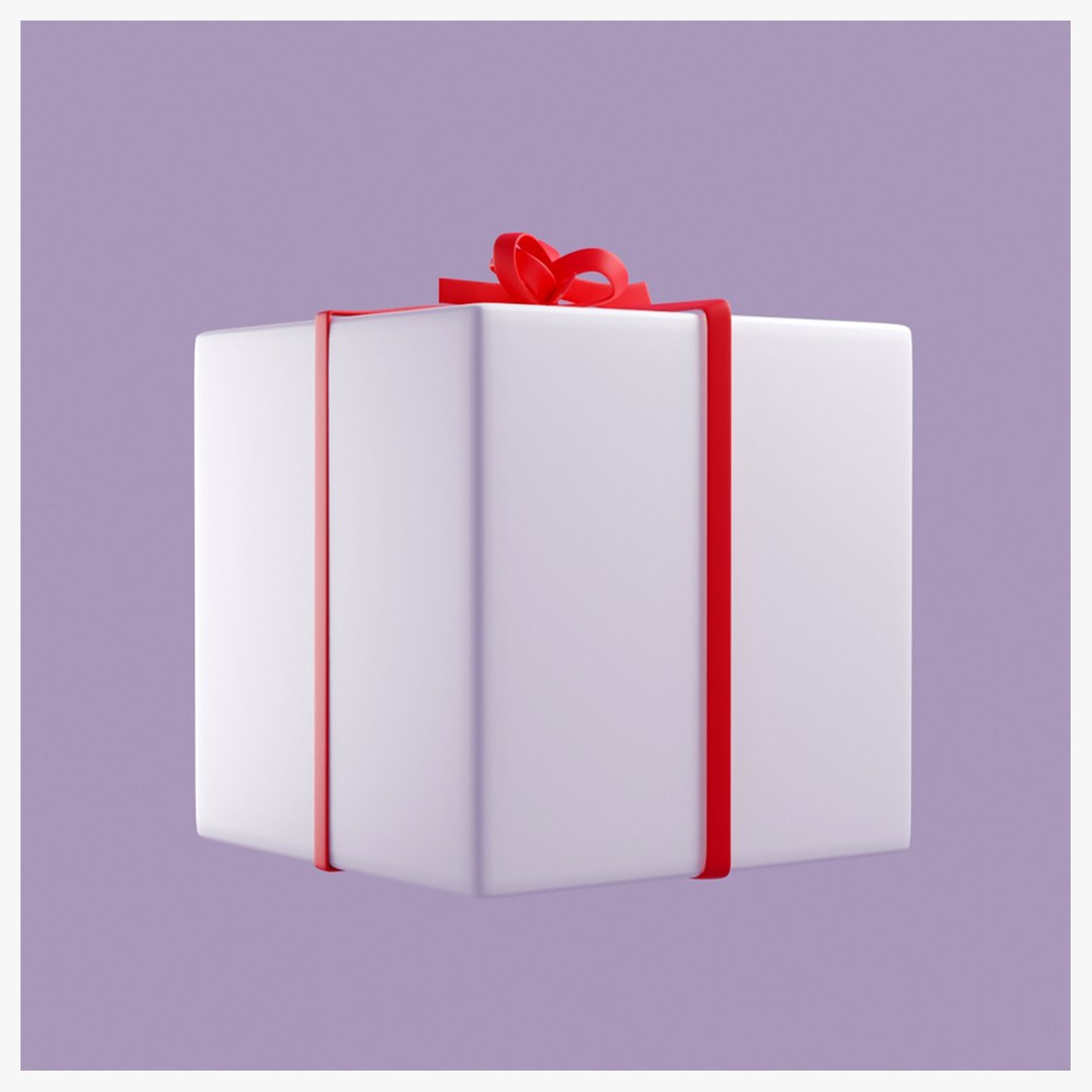 Gift 3D Model - TurboSquid 2038599