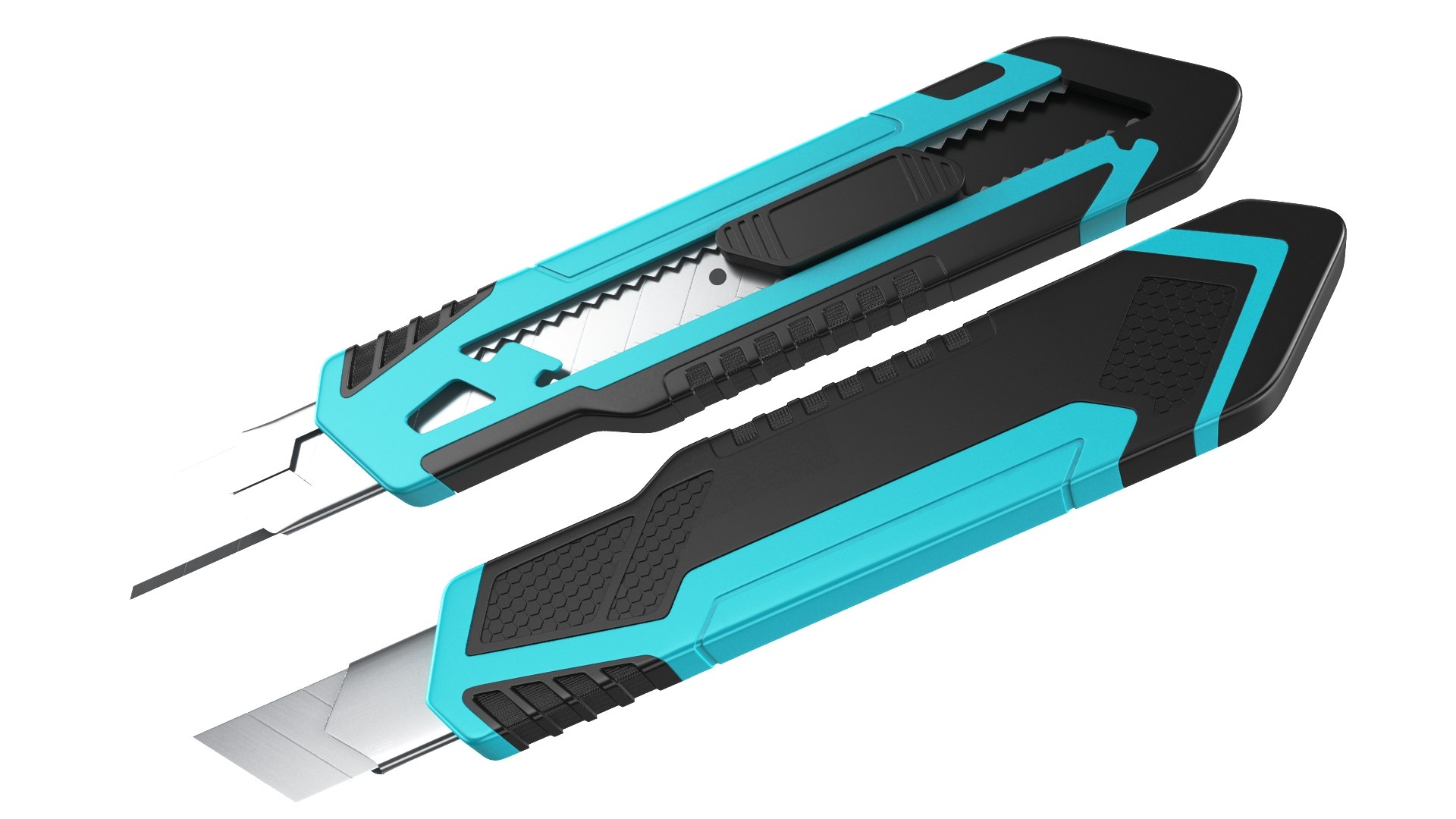 Detailed Slide Lock Cutter Blue 3D - TurboSquid 2155193