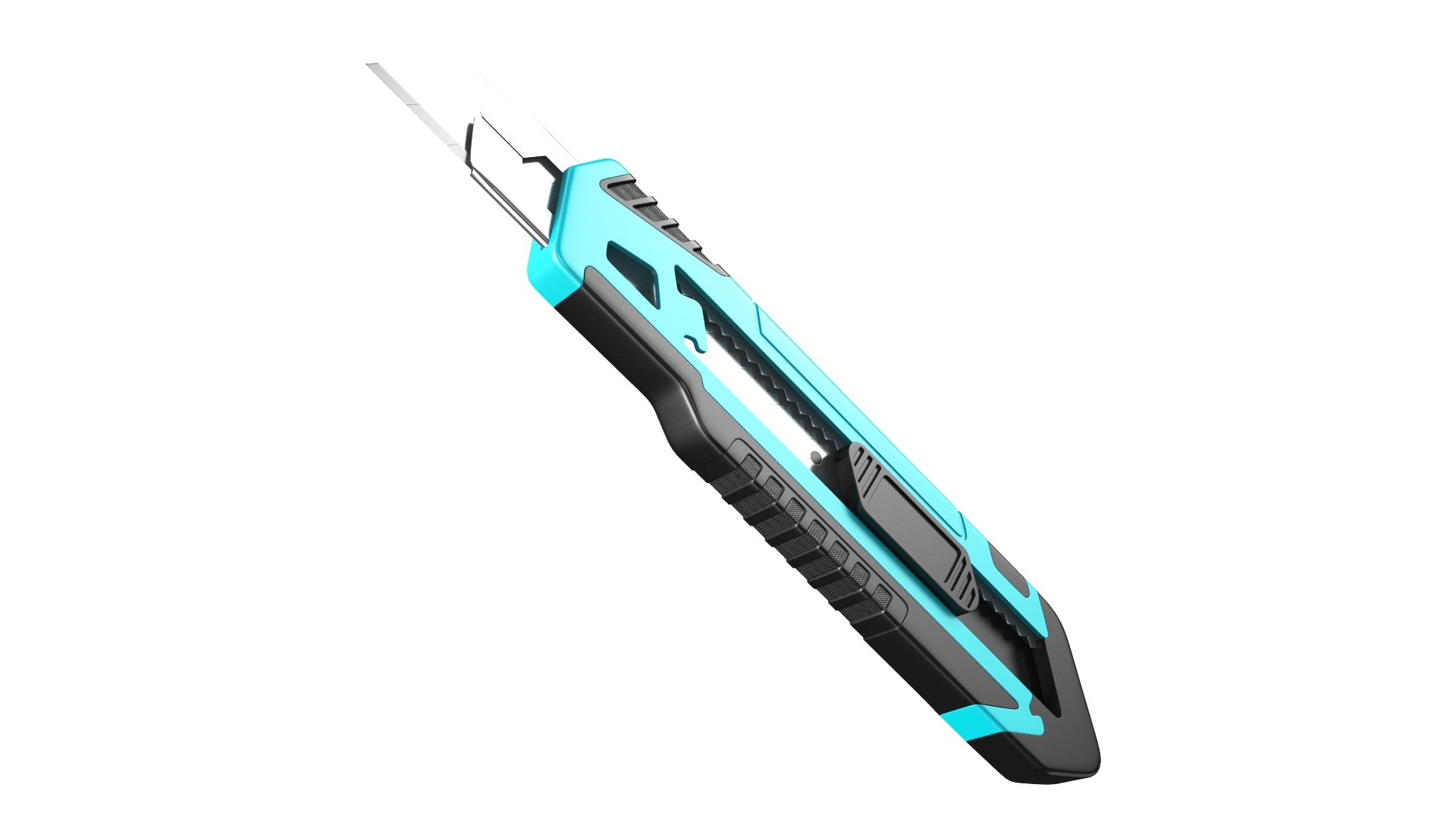 Detailed Slide Lock Cutter Blue 3D - TurboSquid 2155193