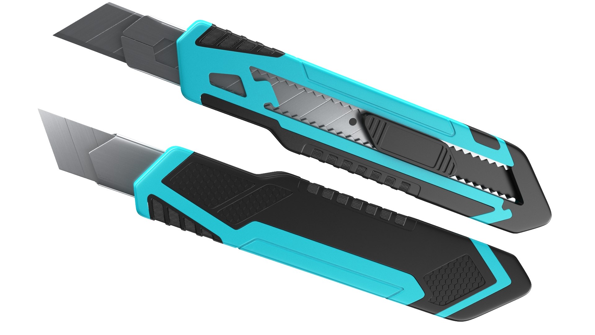 Detailed Slide Lock Cutter Blue 3D - TurboSquid 2155193