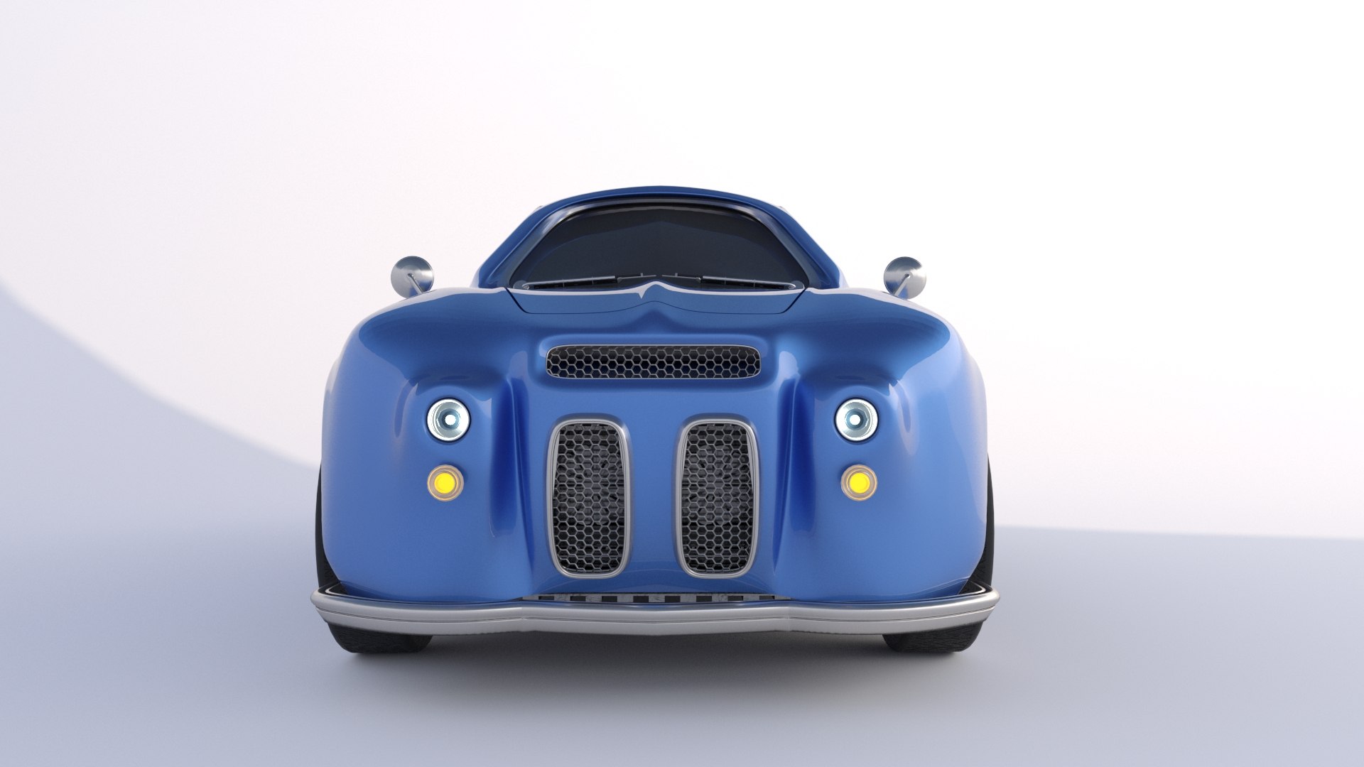 Retro Classic Car 3D Model - TurboSquid 1482619