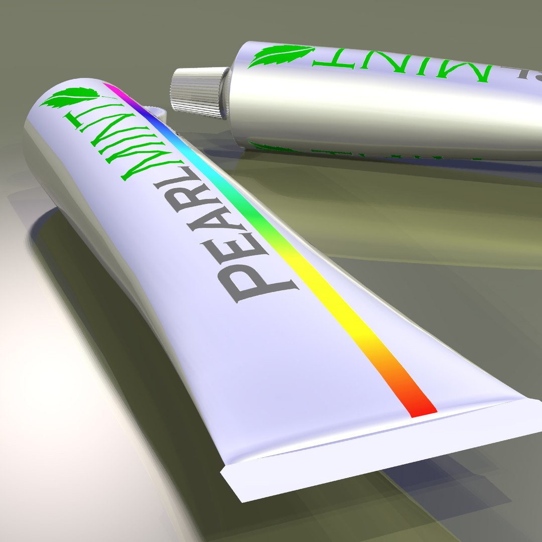 toothpaste tube 3d model