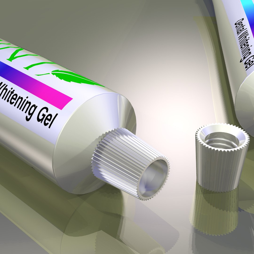 toothpaste tube 3d model
