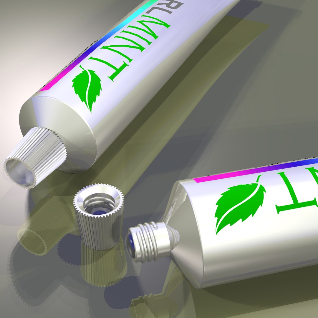 toothpaste tube 3d model