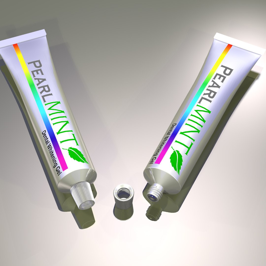 toothpaste tube 3d model