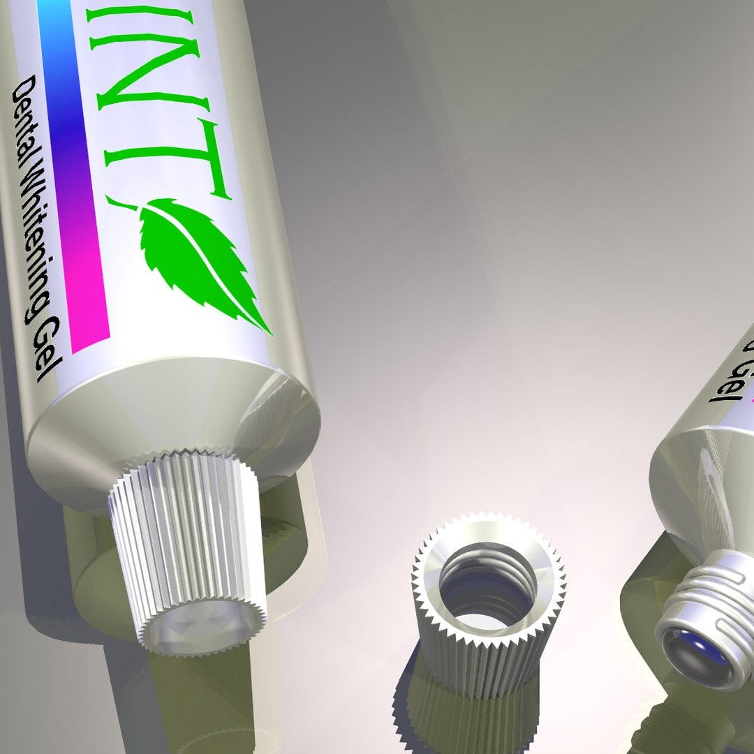 toothpaste tube 3d model