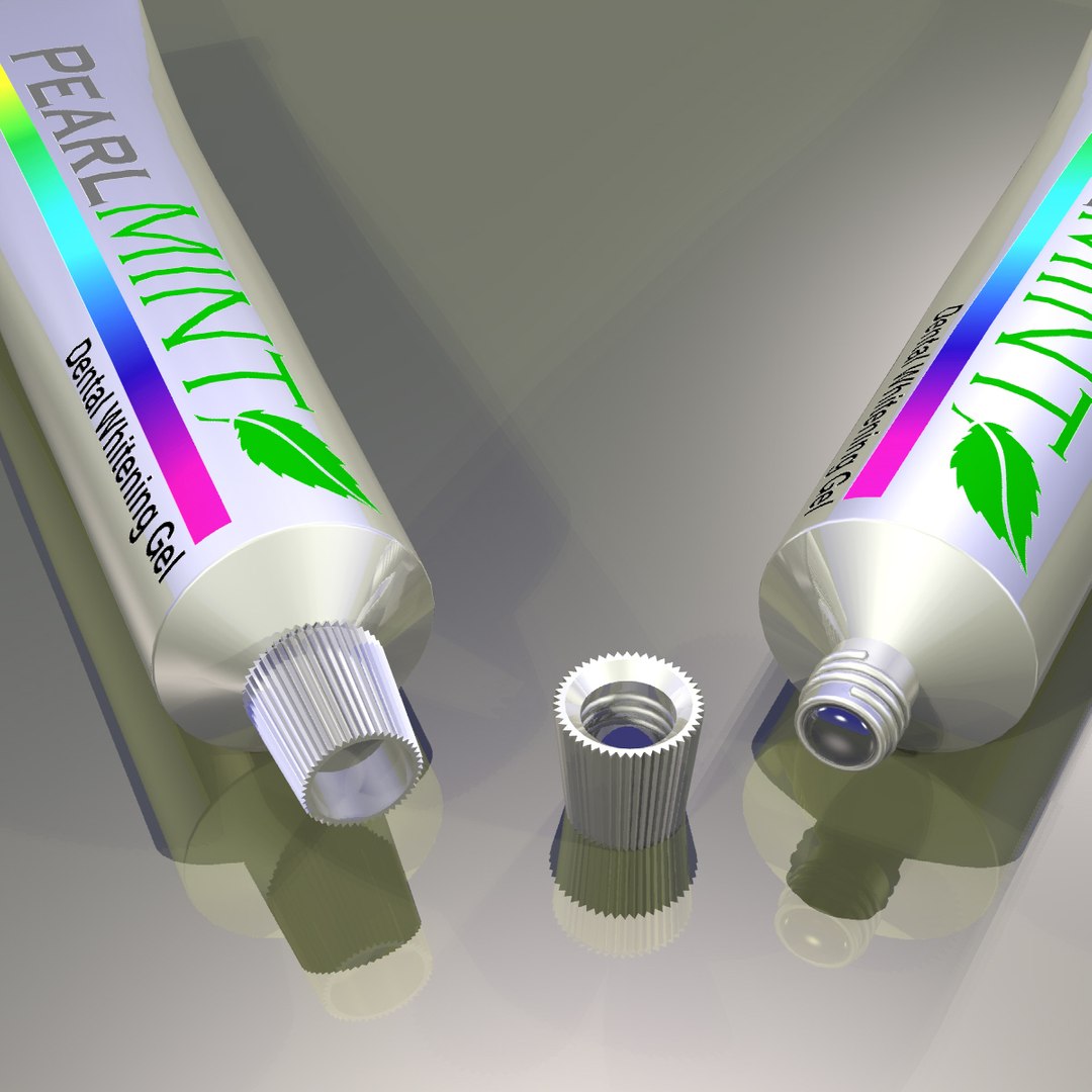 toothpaste tube 3d model