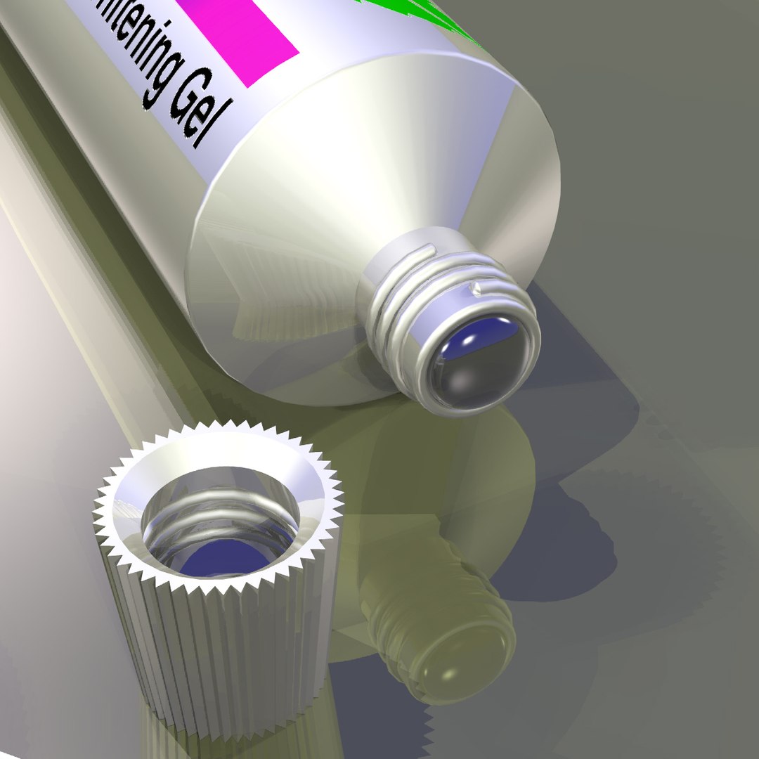toothpaste tube 3d model